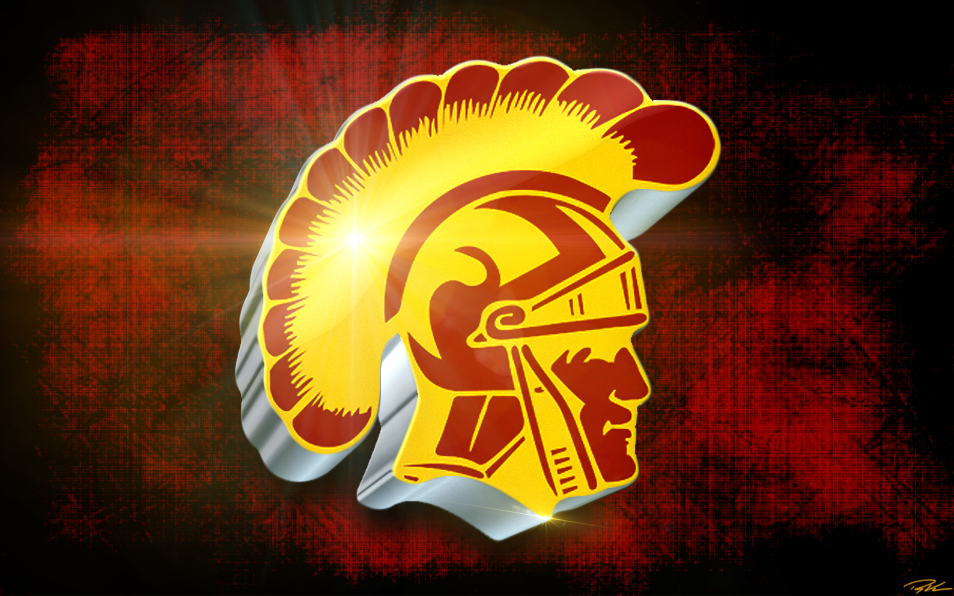 Free Download Usc Trojans Logo Troyanos De La Usc 1920x1200 For Your