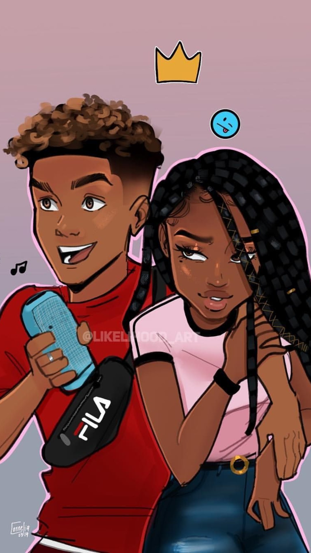 🔥 Free Download Black Girl Cartoon Iphone Wallpaper by @crobertson14 | WallpaperSafari