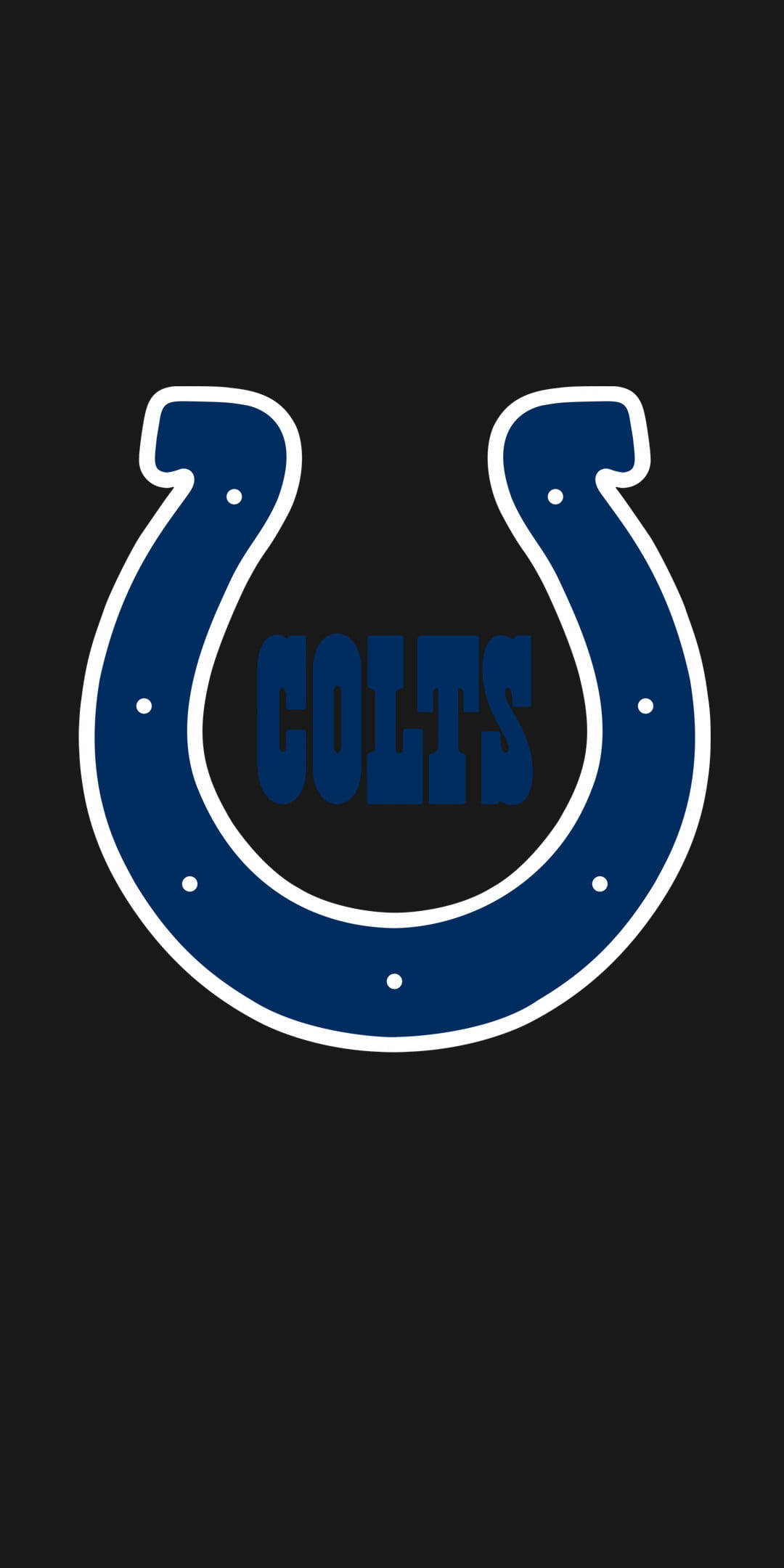 🔥 Free Download Indianapolis Colts Horseshoe Nfl Team Logo Wallpaper by ...