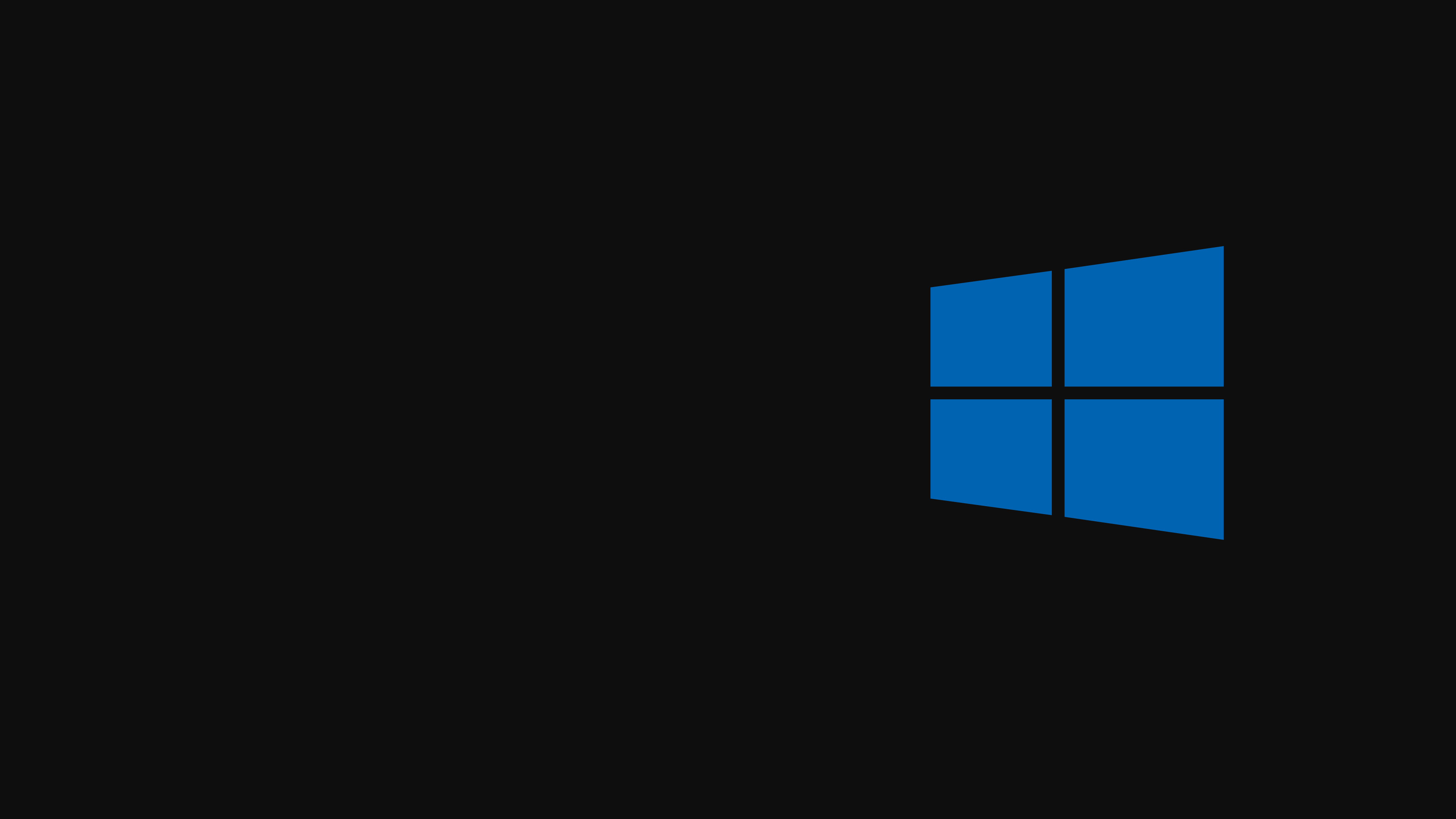 🔥 Free Download Windows Logo Black Minimal 4k Hd Wallpaper Image by ...