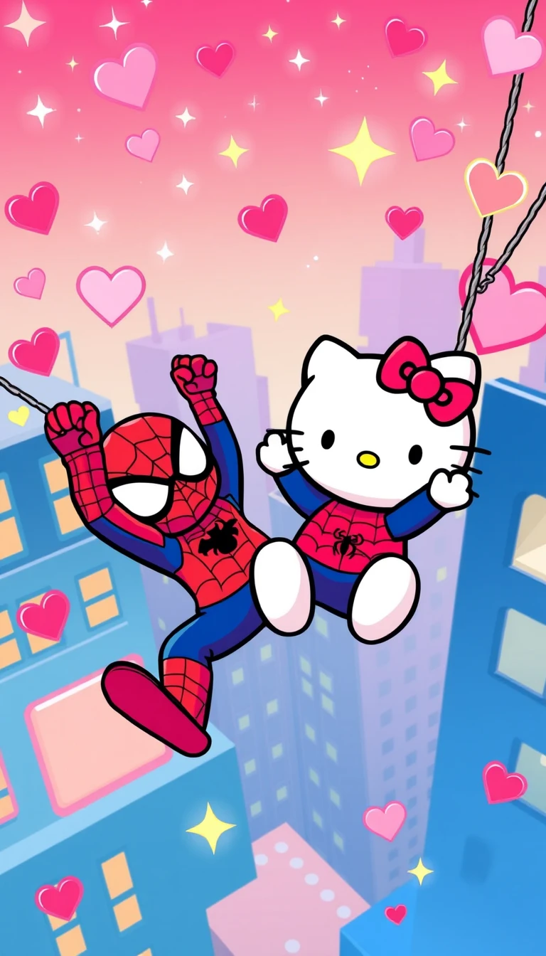 🔥 [30+] Hello Kitty And Spider-Man Wallpapers | WallpaperSafari
