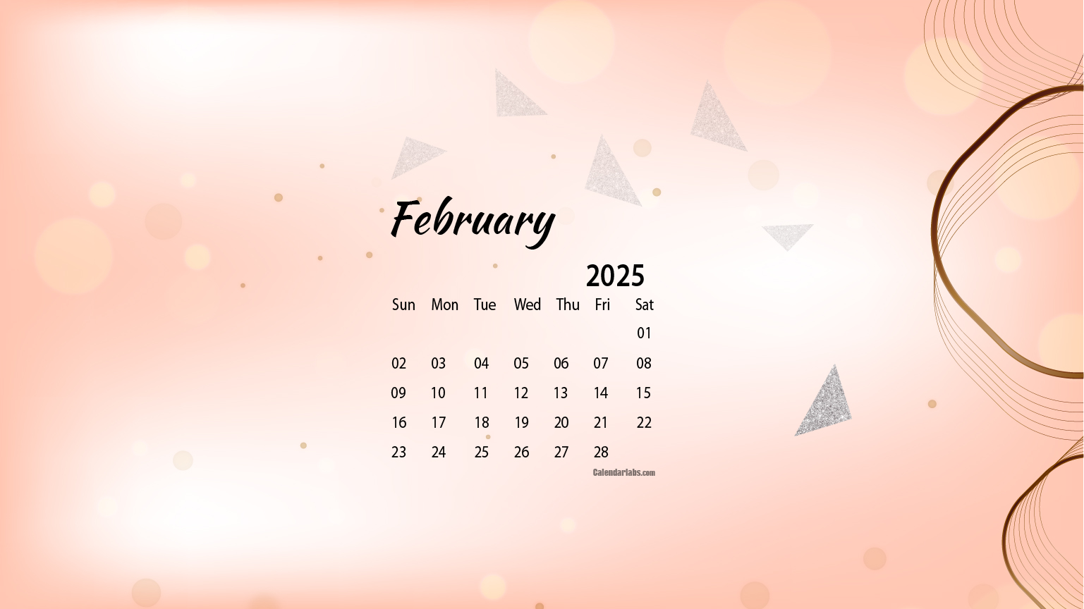 🔥 Free Download February Desktop Wallpaper Calendar by @bpatel ...