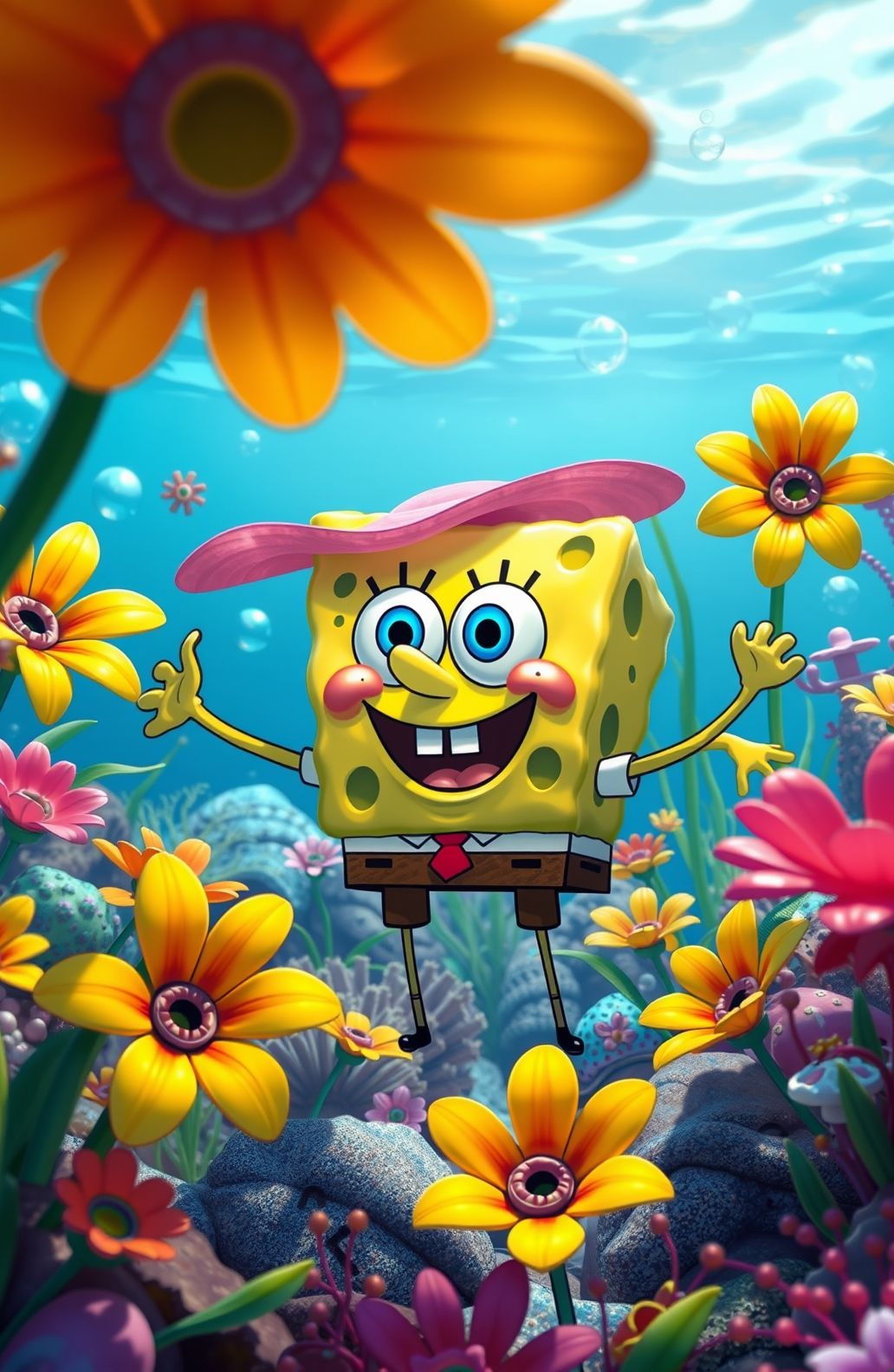 🔥 Free Download Spongebob Flower Background by @smoore7 | WallpaperSafari