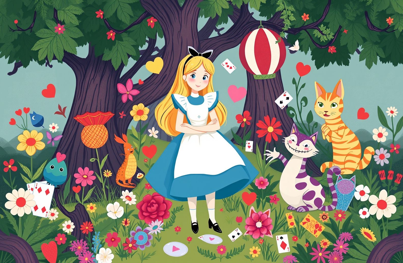 🔥 Free Download Alice In Wonderland Wallpaper by @jenniferc5 ...