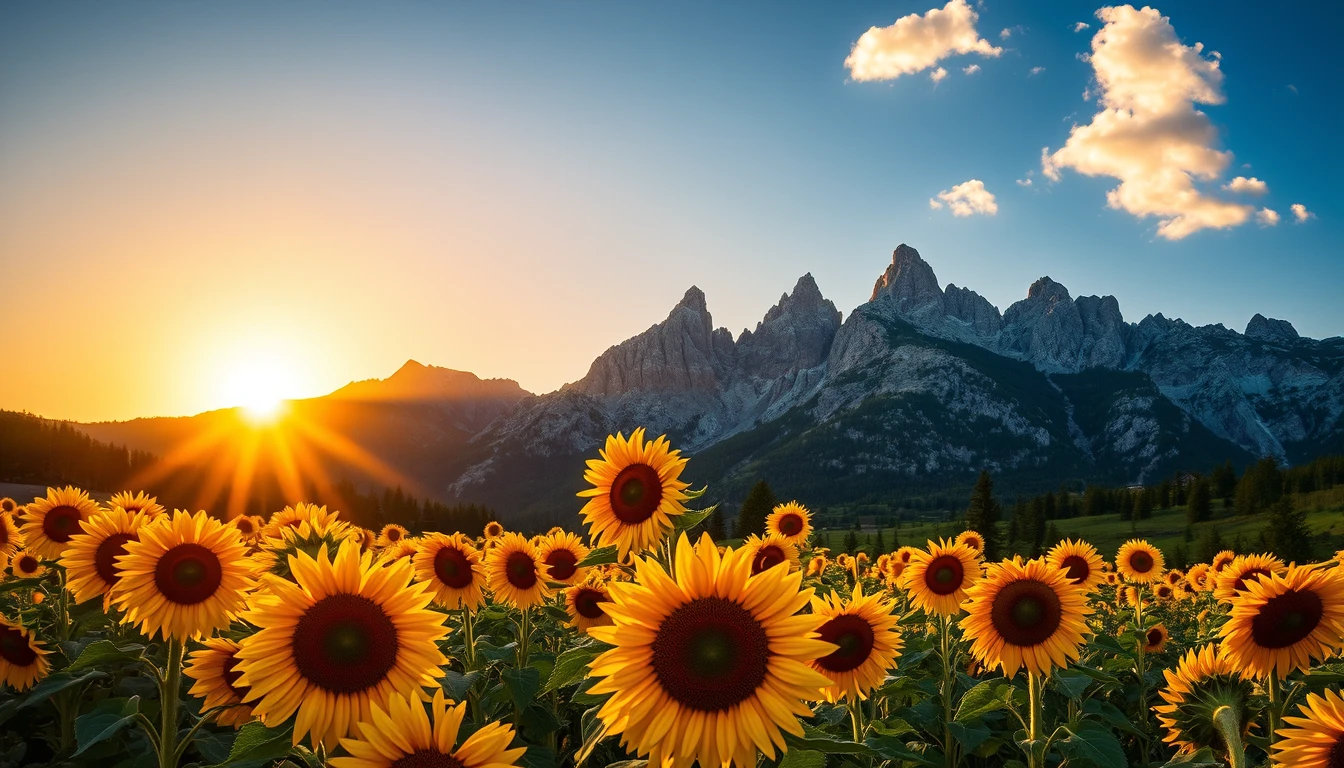 🔥 Free Download 4k Mountain Sunflower Wallpaper by @alexanderj | WallpaperSafari