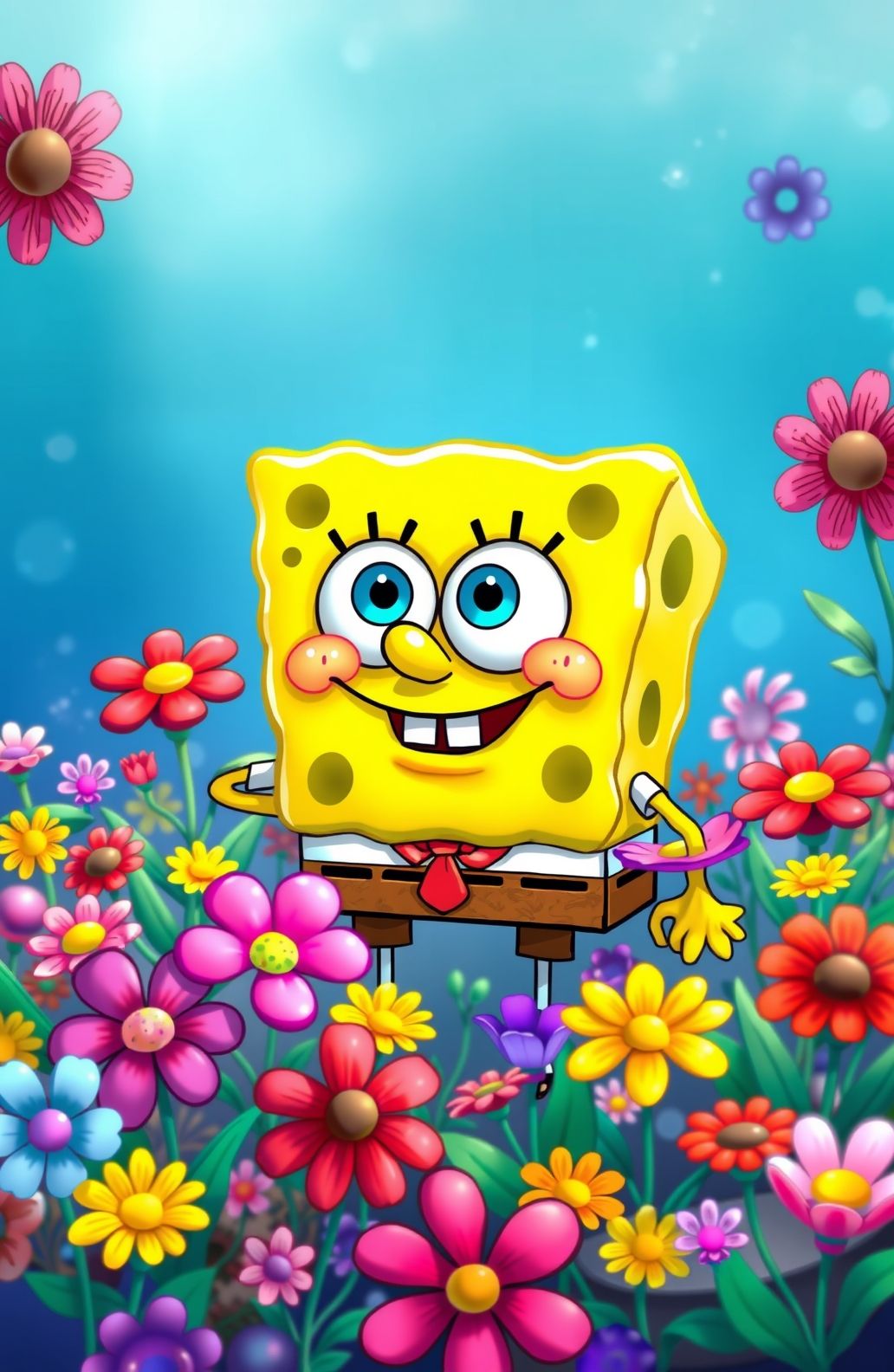 🔥 Free Download Spongebob Flower Background by @lmckenzie62 ...