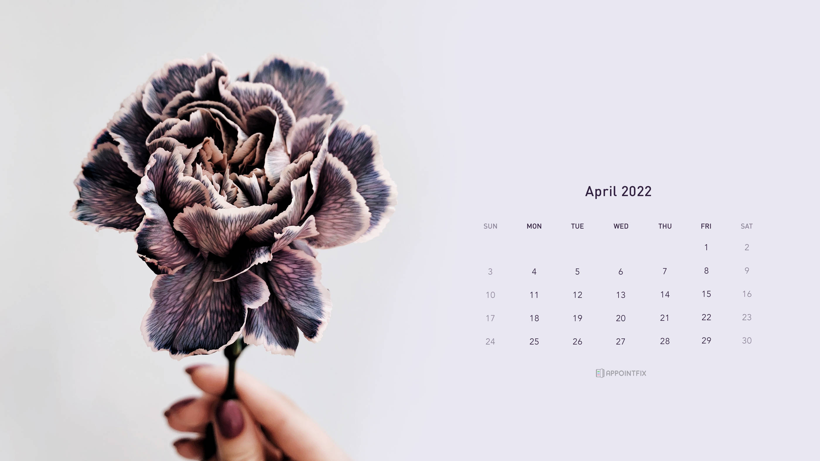 🔥 Free Download Flower Art April Calendar Wallpaper by @cjones86 ...