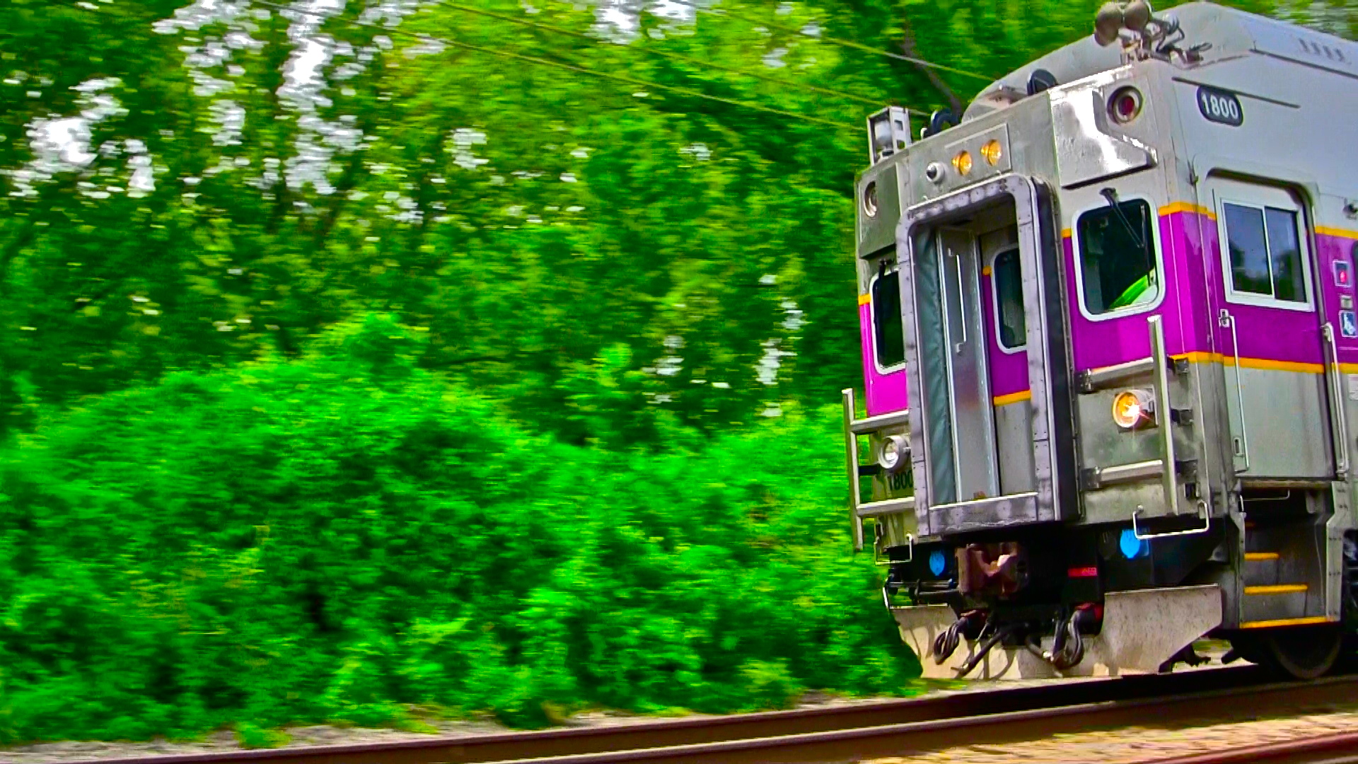 🔥 Free Download Mbta Hyundai Rotem Cab Car Mid Pan Shot 50mph By by ...