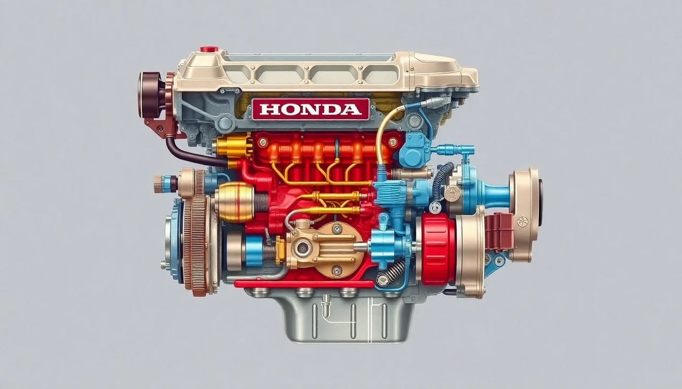🔥 Free Download Honda Engine Cutaway Wallpaper by @steverandall ...