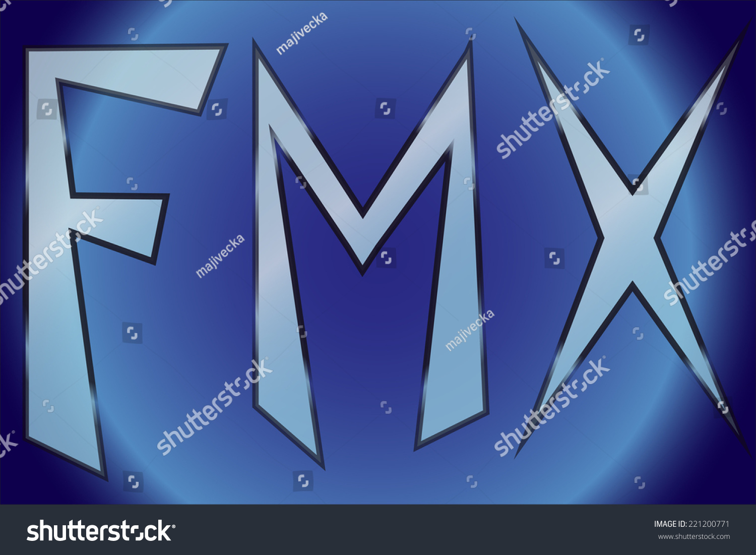 Free download Vector Silhouette Fmx On Blue Background Stock Vector ...