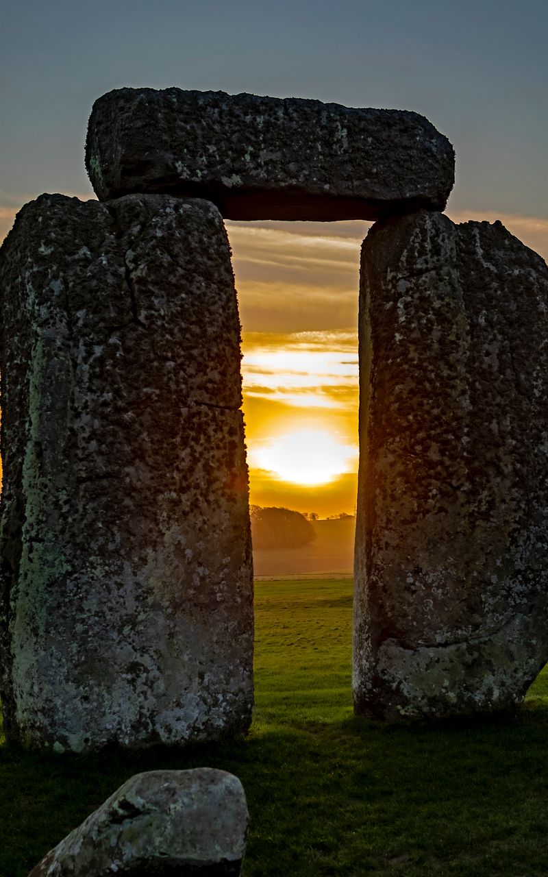🔥 Free Download Wallpaper Stones Megalith Sunset Stonehenge by ...