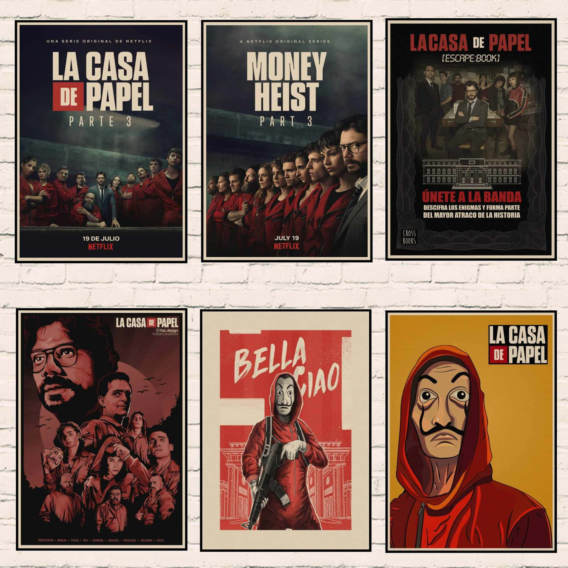 🔥 [30+] Money Heist Poster Wallpapers | WallpaperSafari