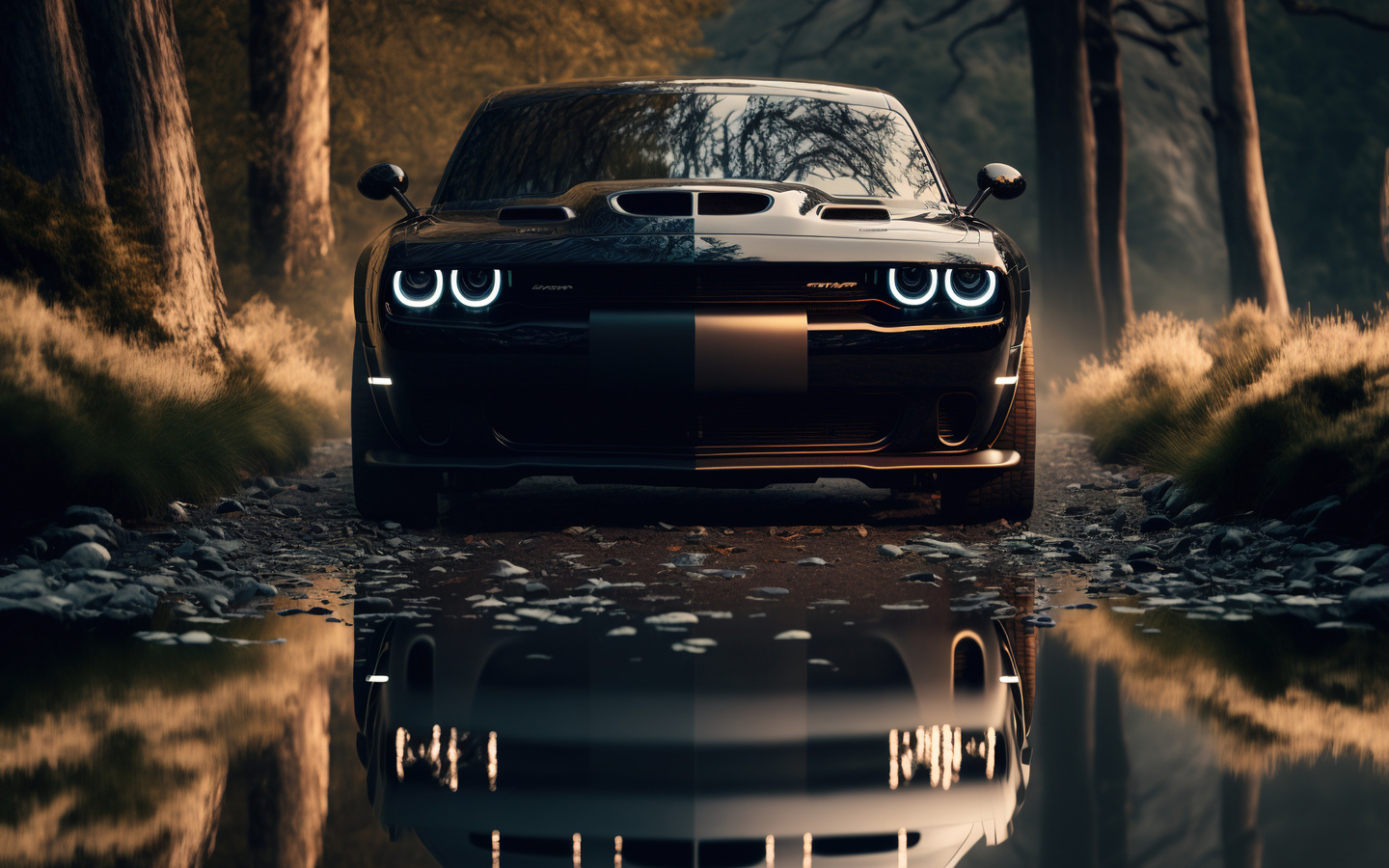 🔥 Free Download Dodge Challenger Srt Hellcat Widebody Front Look 4k Hd ...