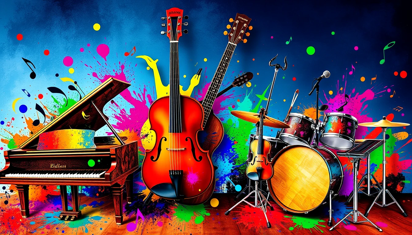 🔥 Free Download Music Instrument Wallpaper by @tanyaraymond ...