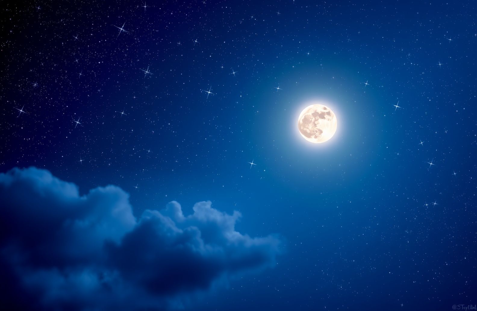 🔥 Free Download Stars And Moon Wallpaper by @jeremiahc | WallpaperSafari