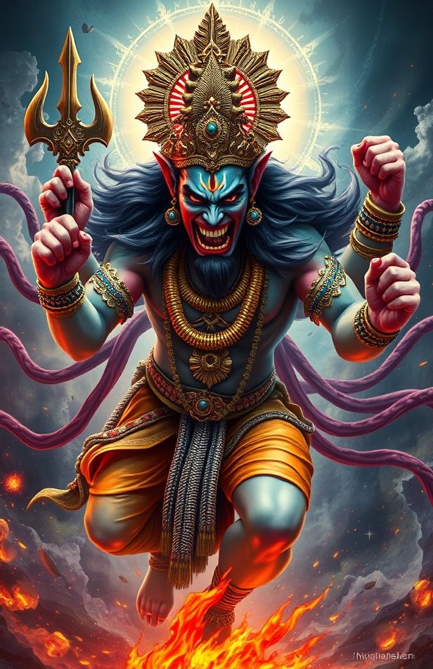 🔥 [40+] Angry Vishnu Wallpapers | WallpaperSafari