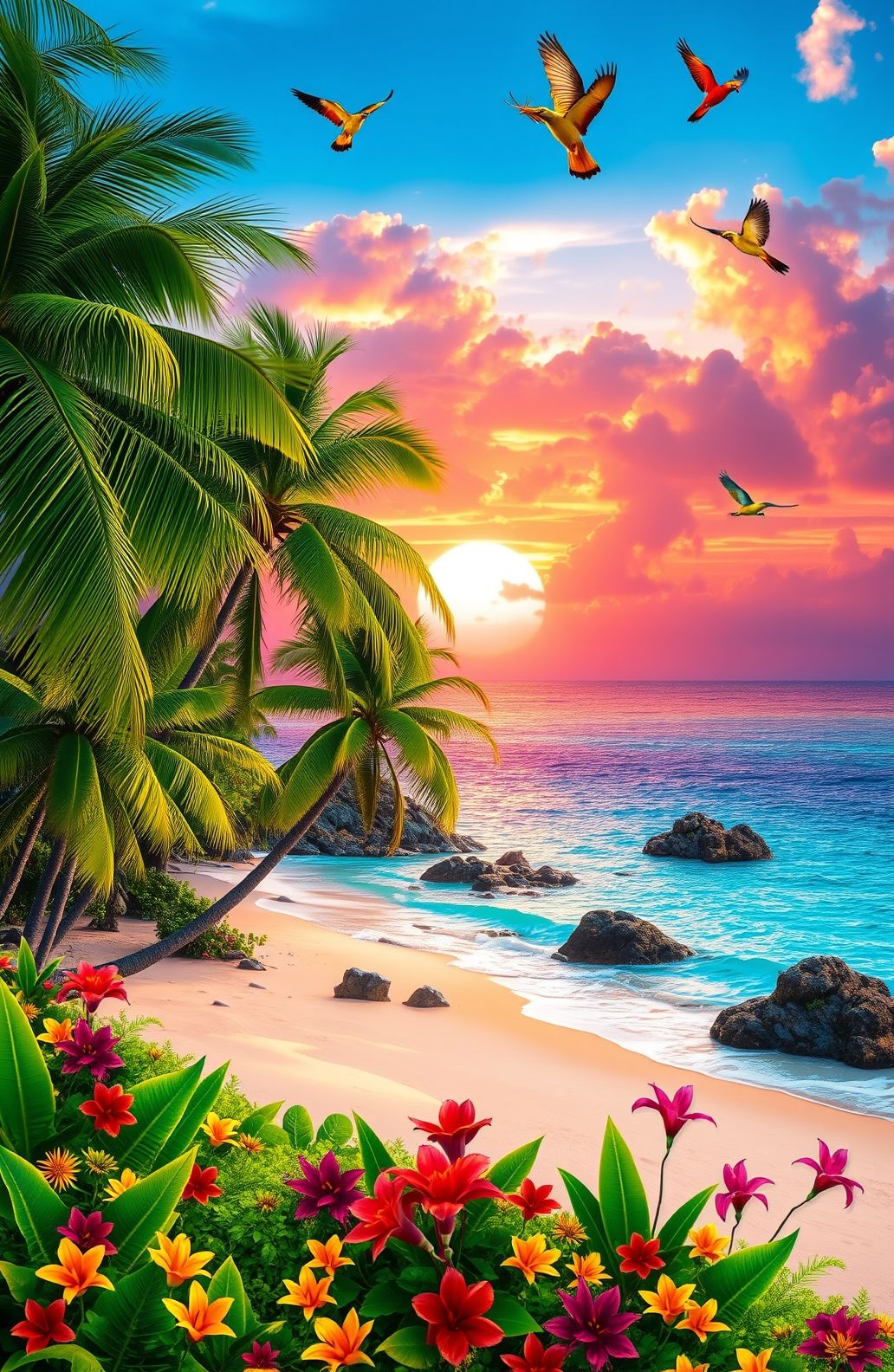 🔥 Free Download Tropical Island Wallpaper Screensavers by @rebeccac22 ...