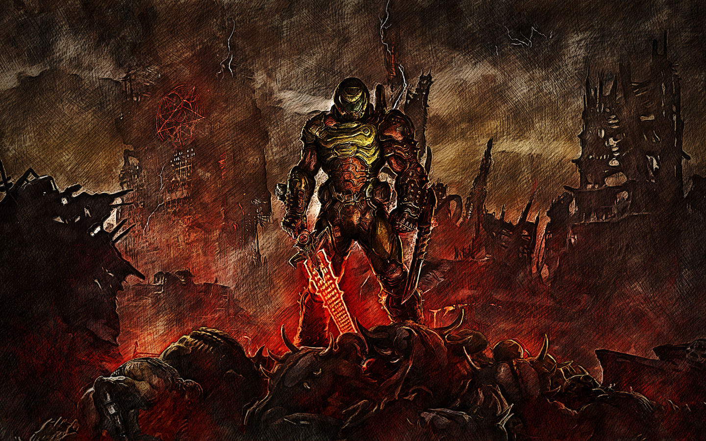 🔥 Free Download Doom Slayer Wallpaper Resolution Hd 4k by @randallw ...