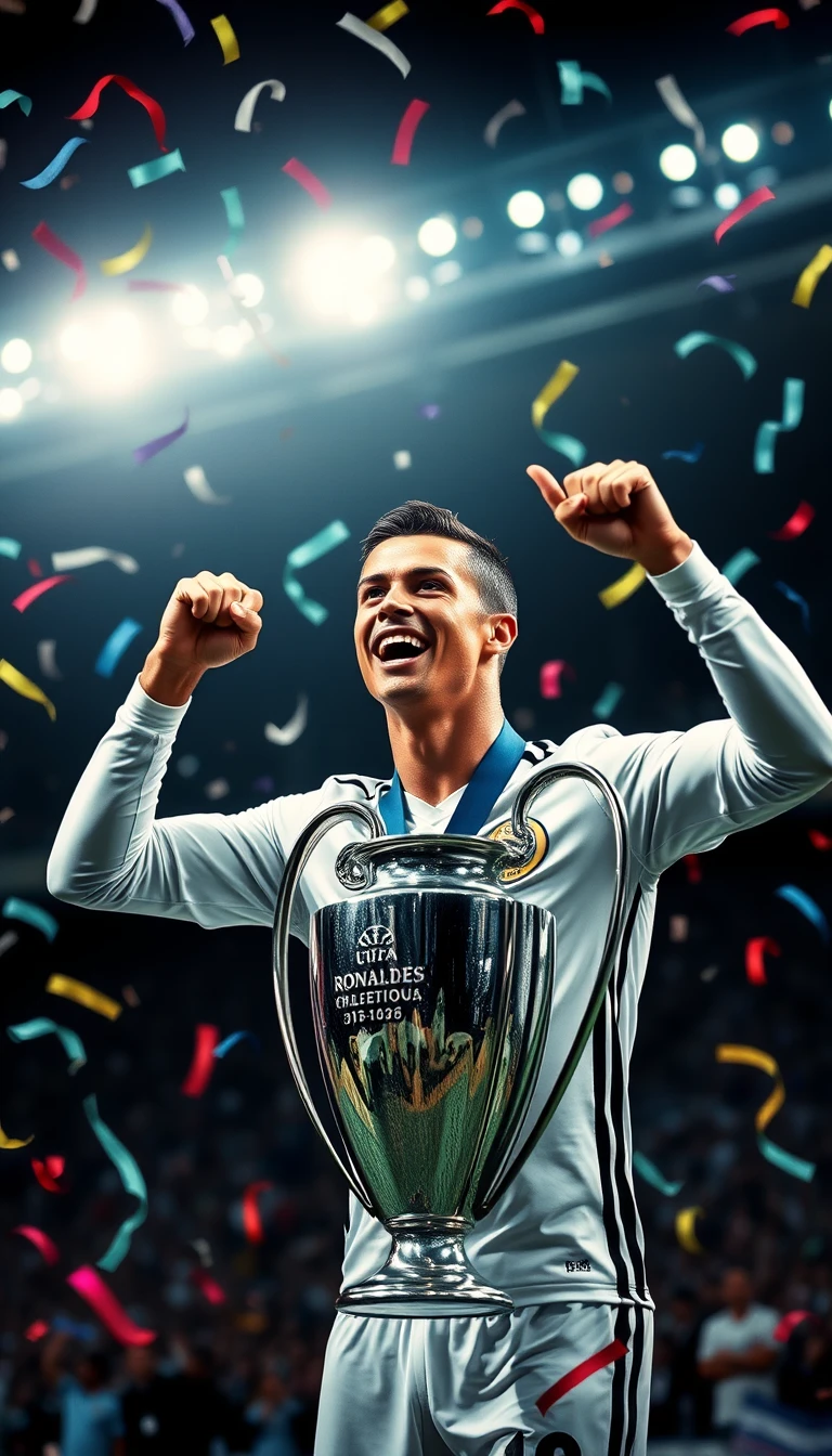 🔥 [40+] Cristiano Ronaldo With UCL Trophy Wallpapers | WallpaperSafari