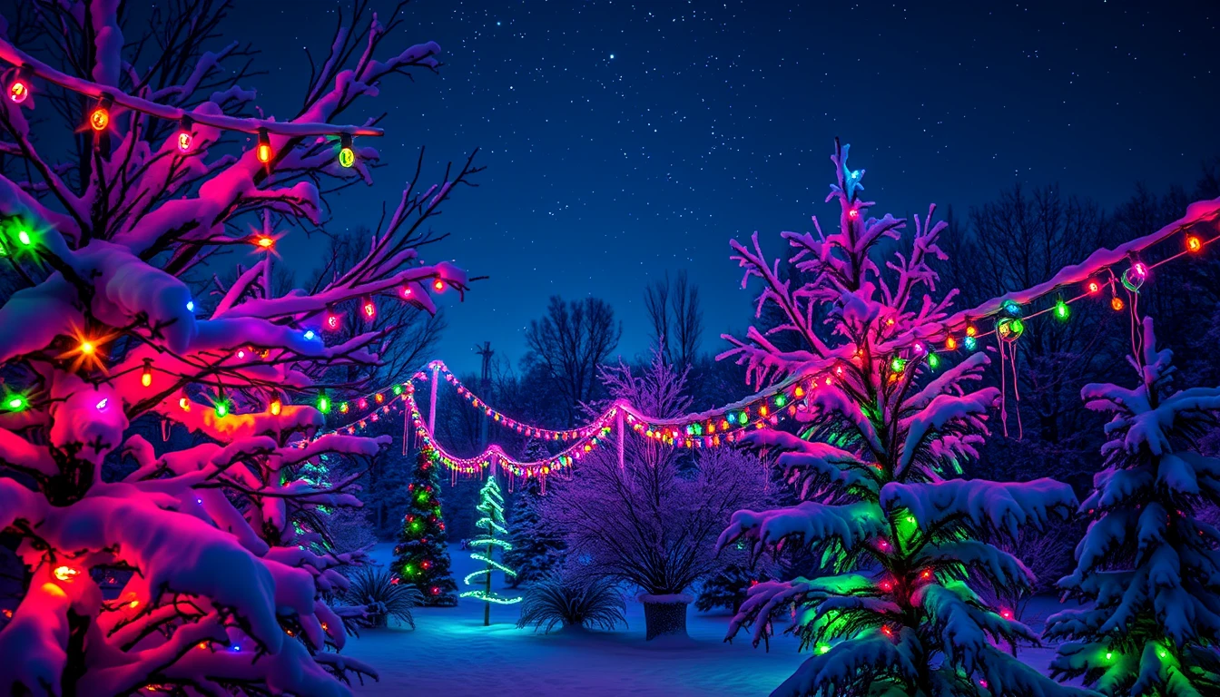 🔥 [50+] Christmas Lights Wallpapers for Computer | WallpaperSafari