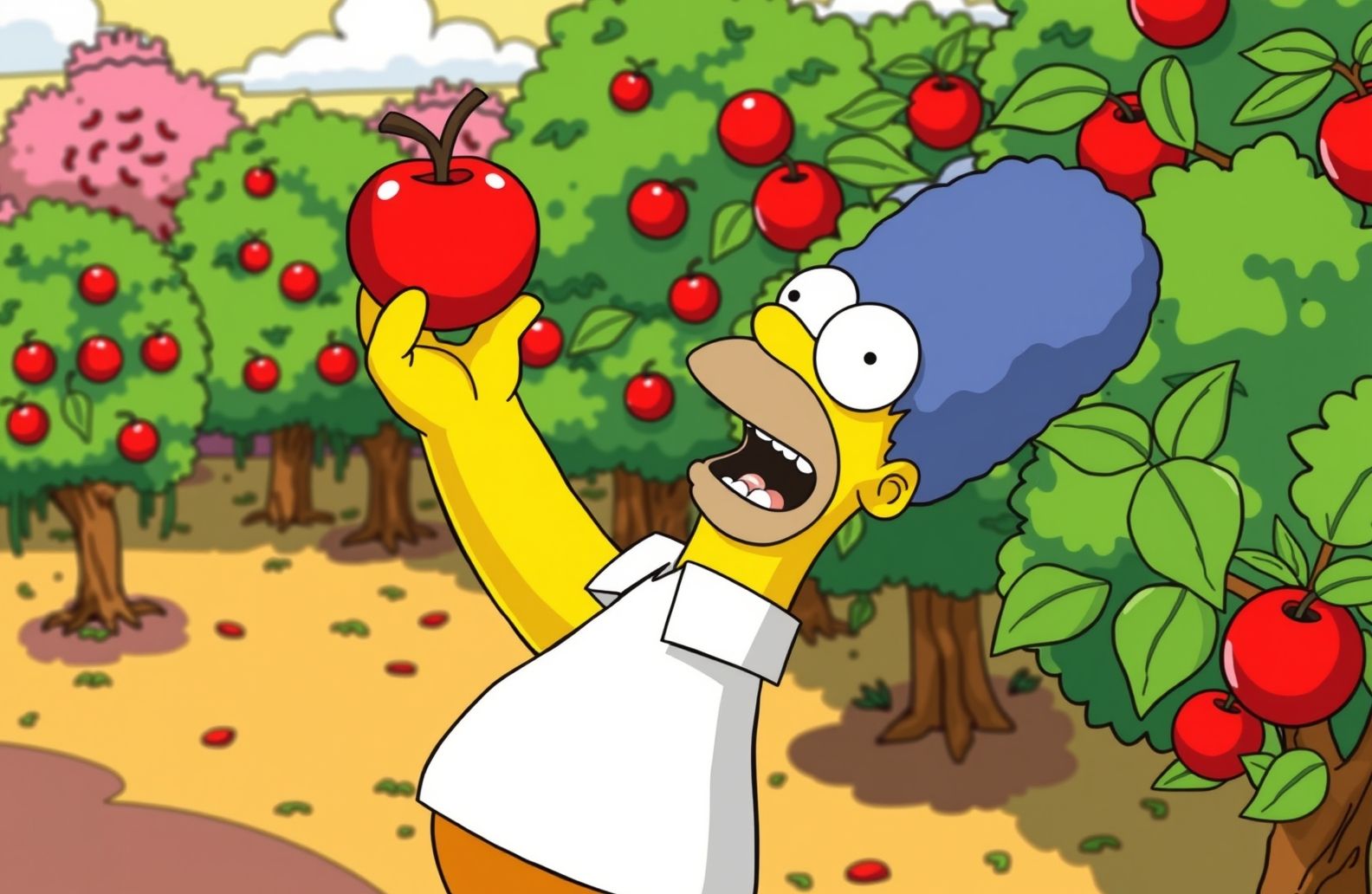 🔥 Free Download Homer Simpson Apple Wallpaper by @rharris36 ...