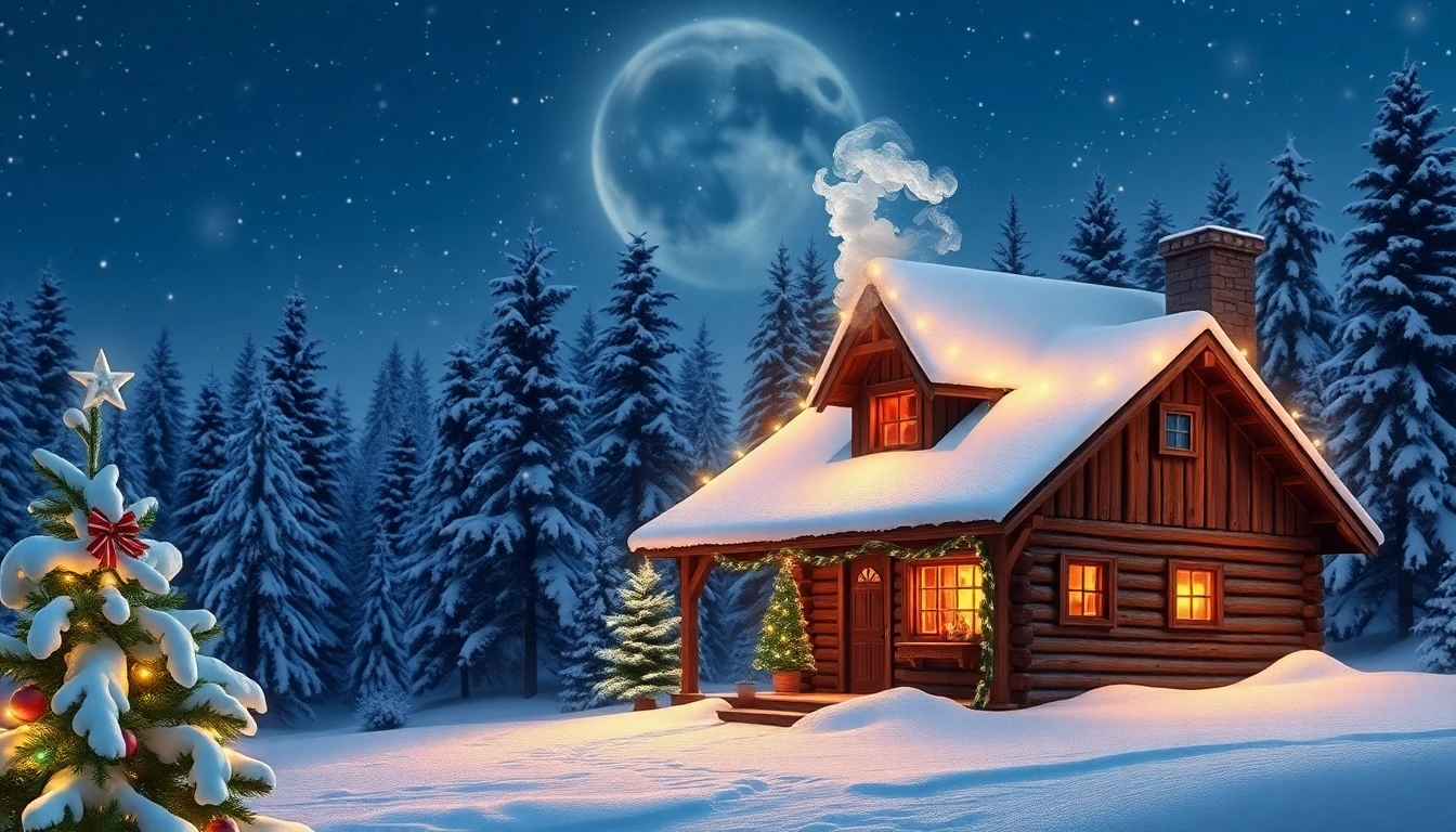 🔥 Free Download Christmas Snow Scenes Wallpaper by @michelelee ...