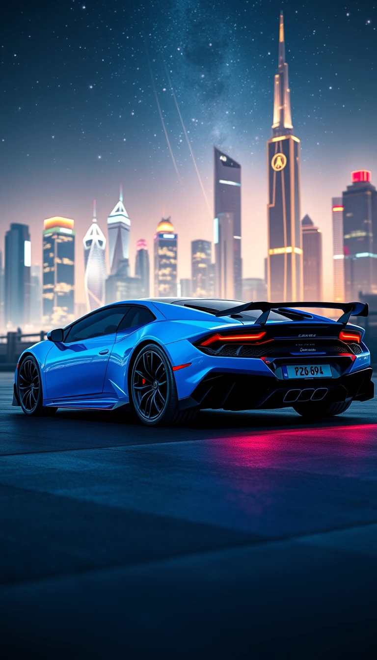 🔥 Free Download Neon Blue Lamborghini Wallpaper by @amandab25 ...