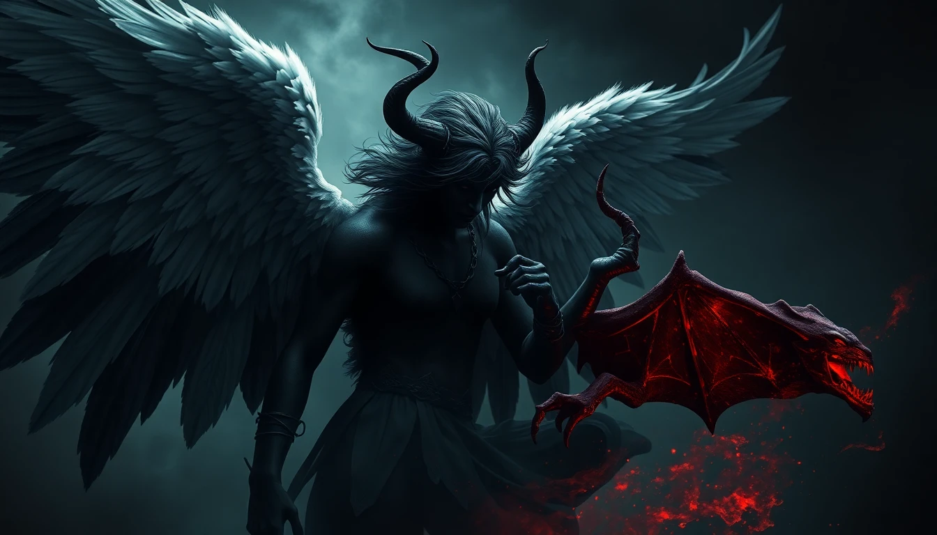 🔥 [50+] Black Angel Devil Wallpapers | WallpaperSafari