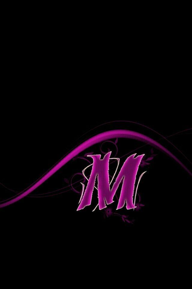 🔥 Free download Pink m Sparkle wallpaper Name wallpaper Lettering ...