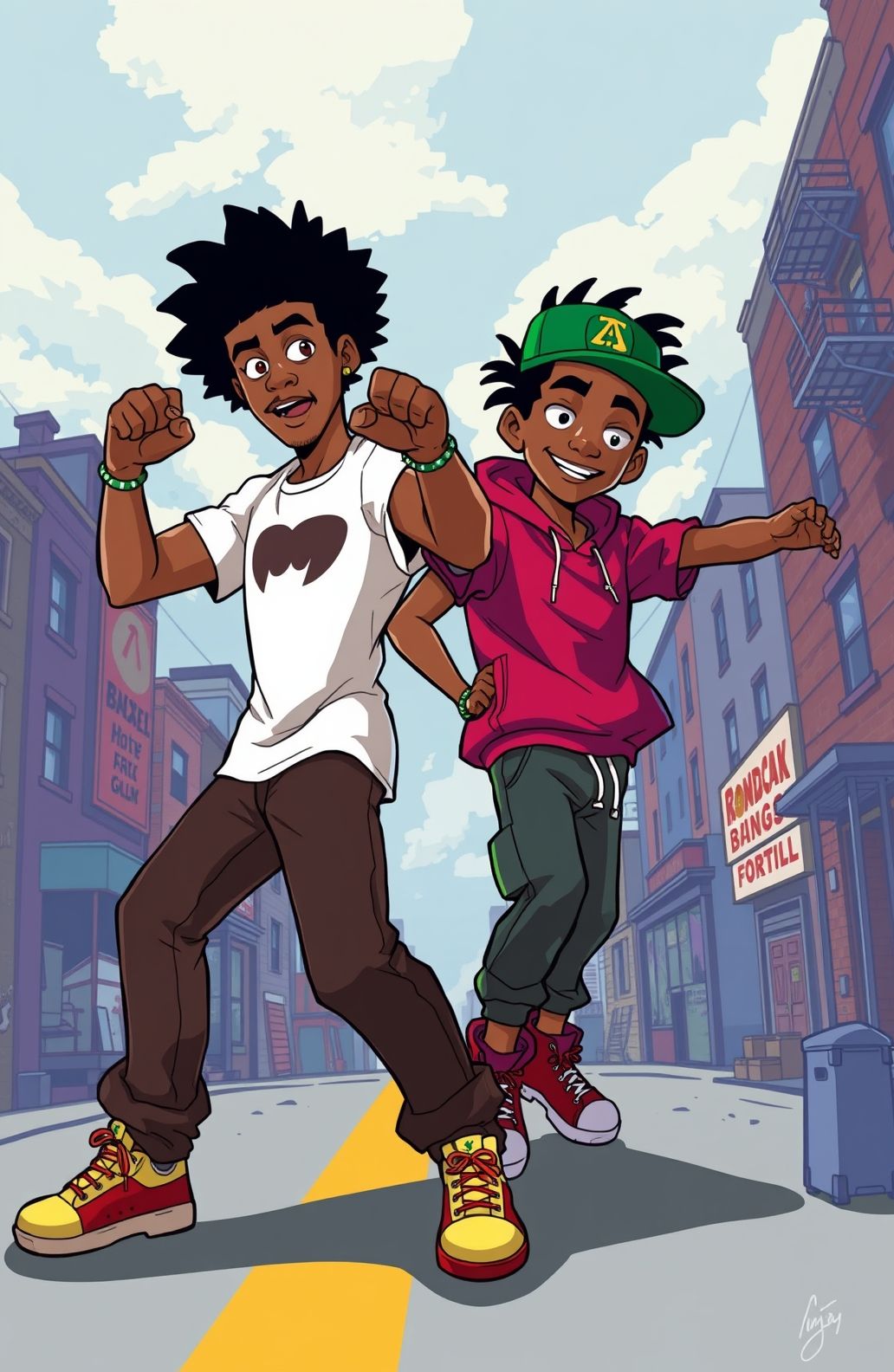 🔥 Free Download Boondocks Wallpaper Huey And Riley by @barbarahart ...
