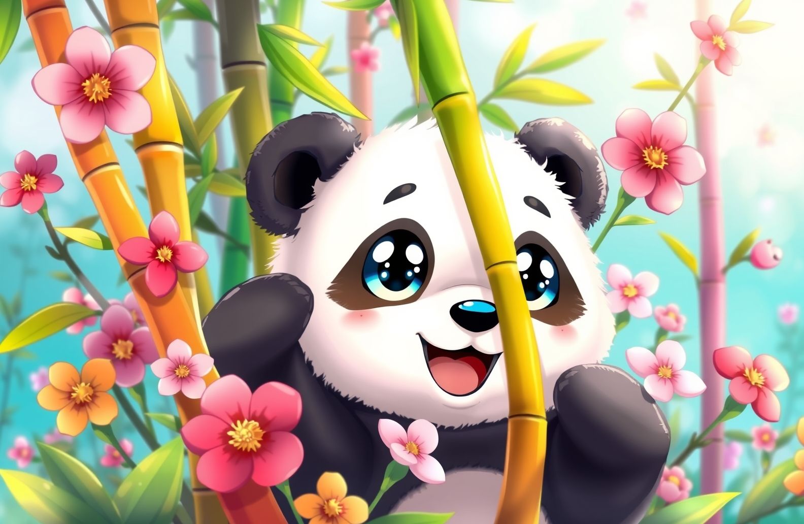 🔥 Free Download Cute Anime Panda Wallpaper by @sjoyce | WallpaperSafari