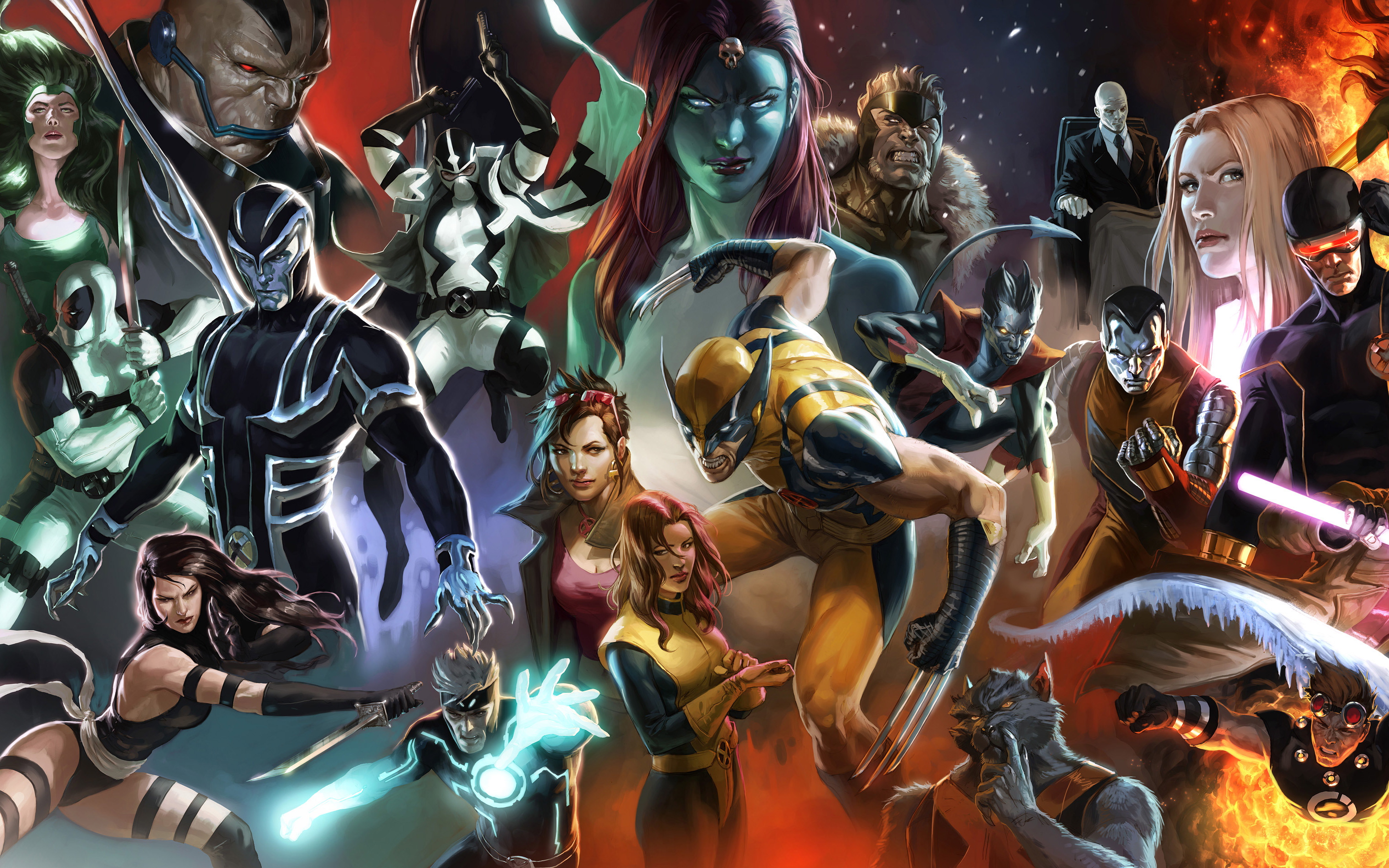 🔥 Free Download X Men Wolverine Deadpool Wade Wilson Psylocke Jean Grey ...