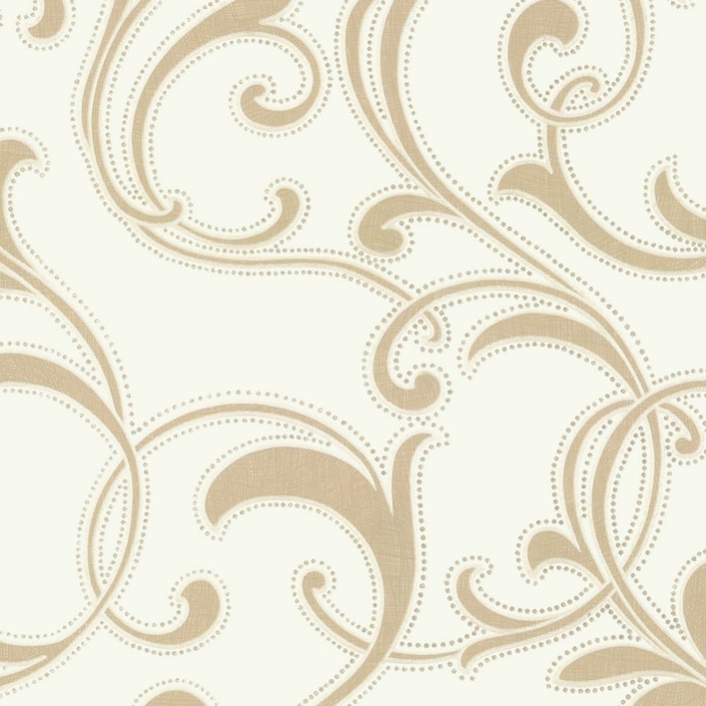 🔥 Free Download Moda Rococo Wallpaper Cream Beige From I Love by ...