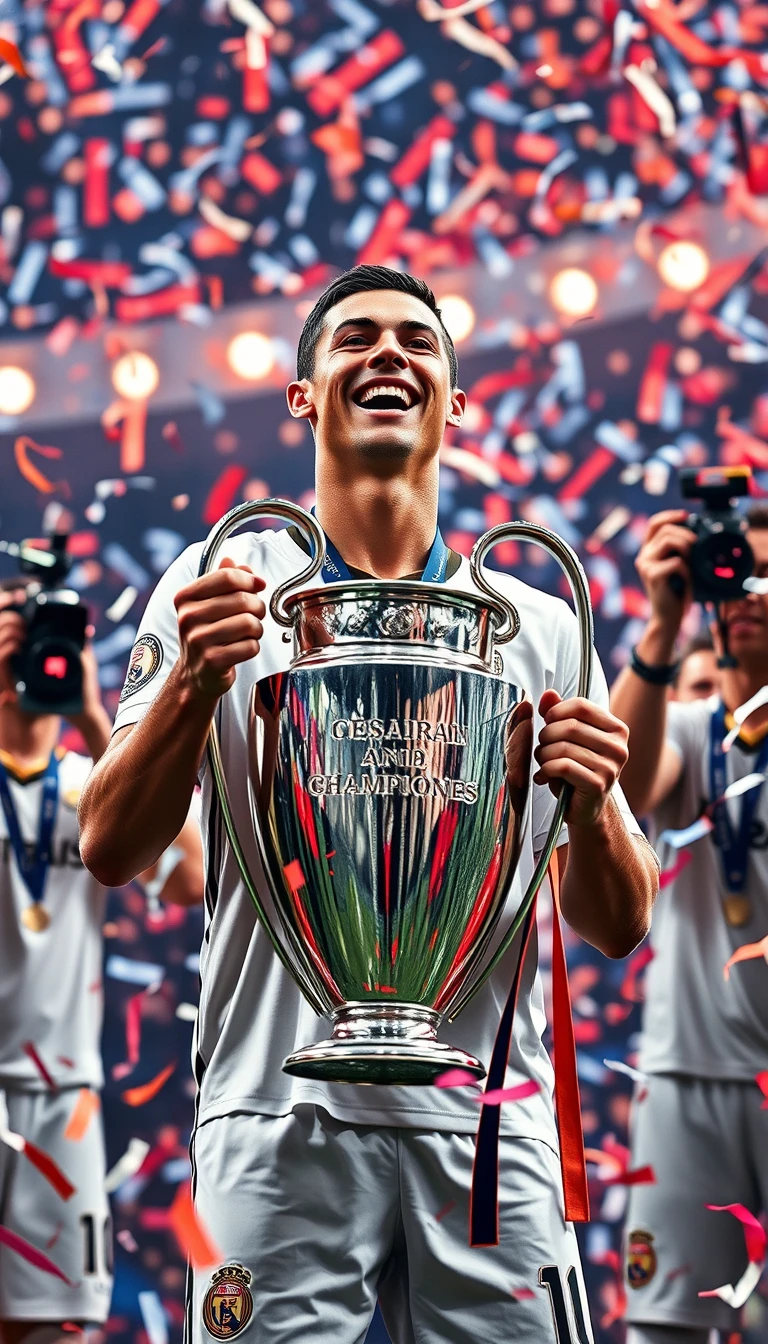 🔥 [40+] Cristiano Ronaldo With UCL Trophy Wallpapers | WallpaperSafari