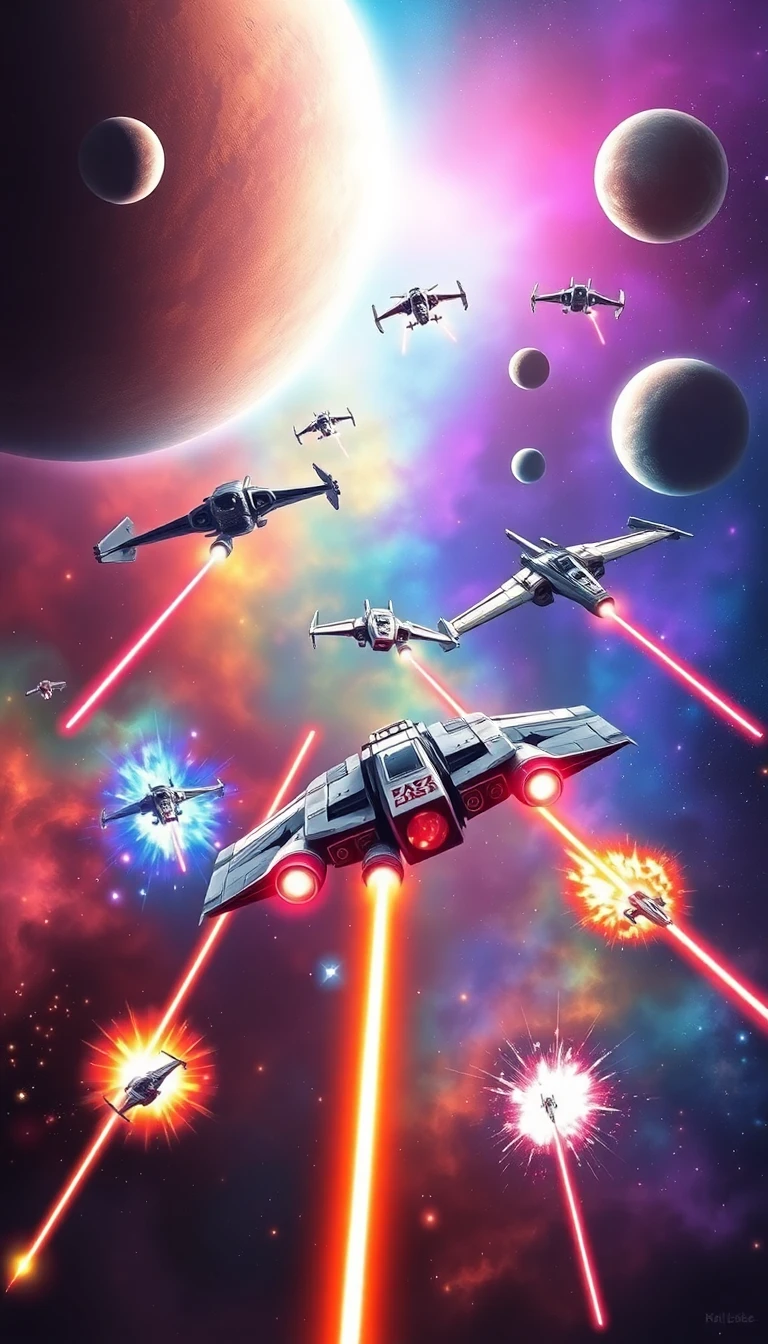 🔥 Free Download Star Wars Space Fight Background by @lwright ...