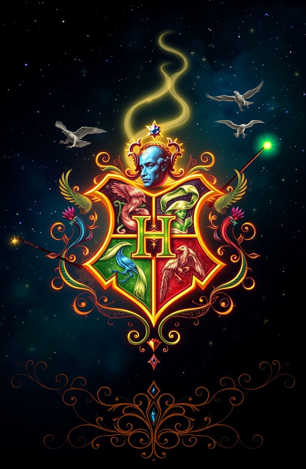 🔥 Free Download Hogwarts Logo Wallpaper by @chowell22 | WallpaperSafari