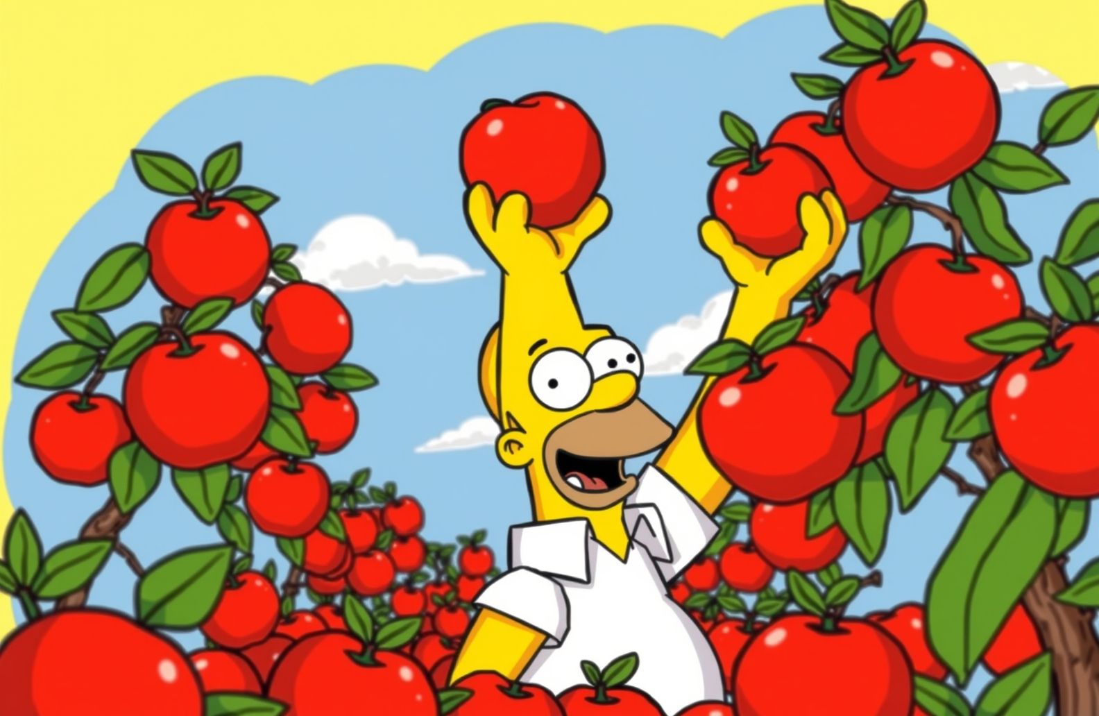 🔥 Free Download Homer Simpson Apple Wallpaper by @dustindaniels ...