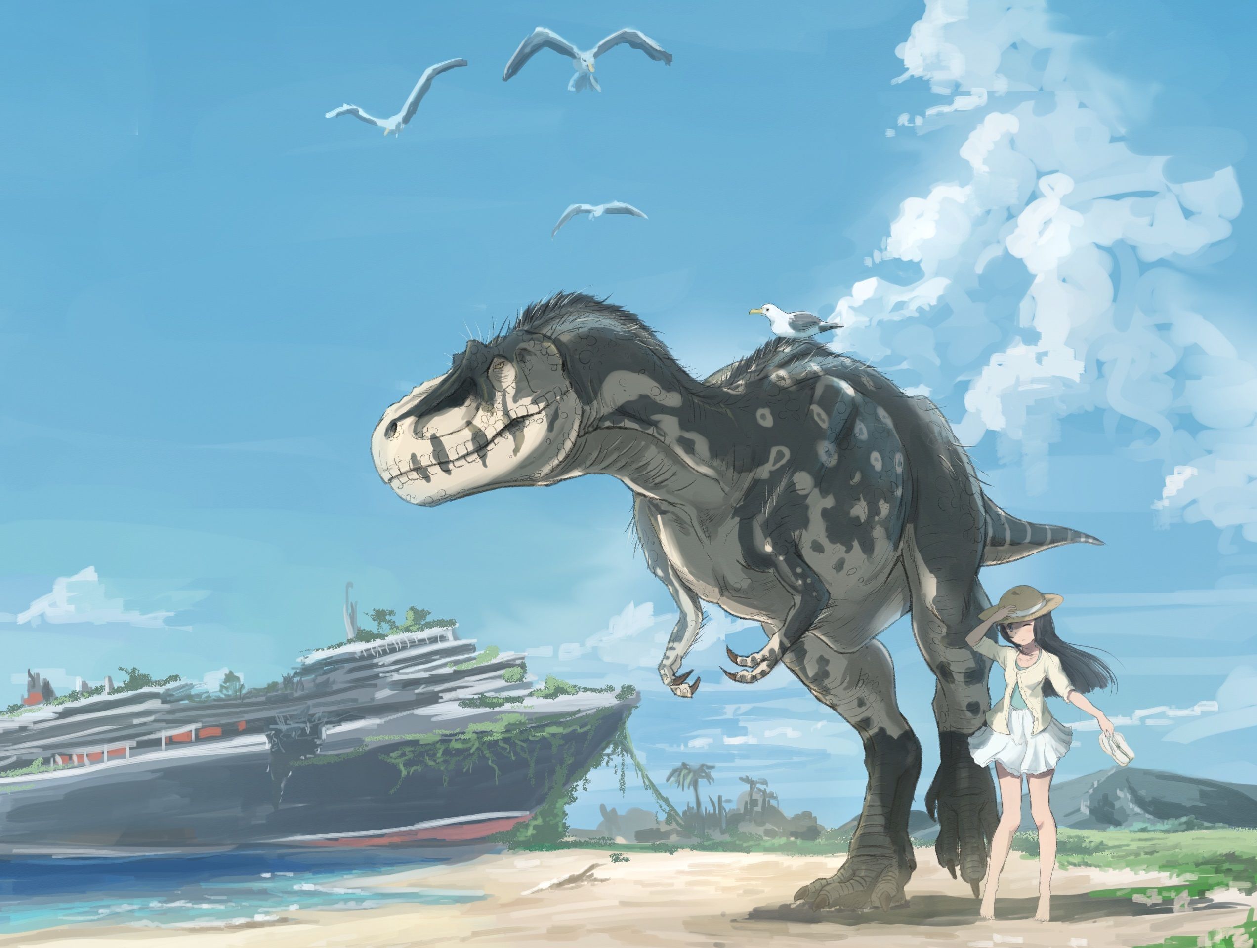 🔥 Free Download Tyrannosaurus Rex Hd Wallpaper Anime by @kgallagher ...