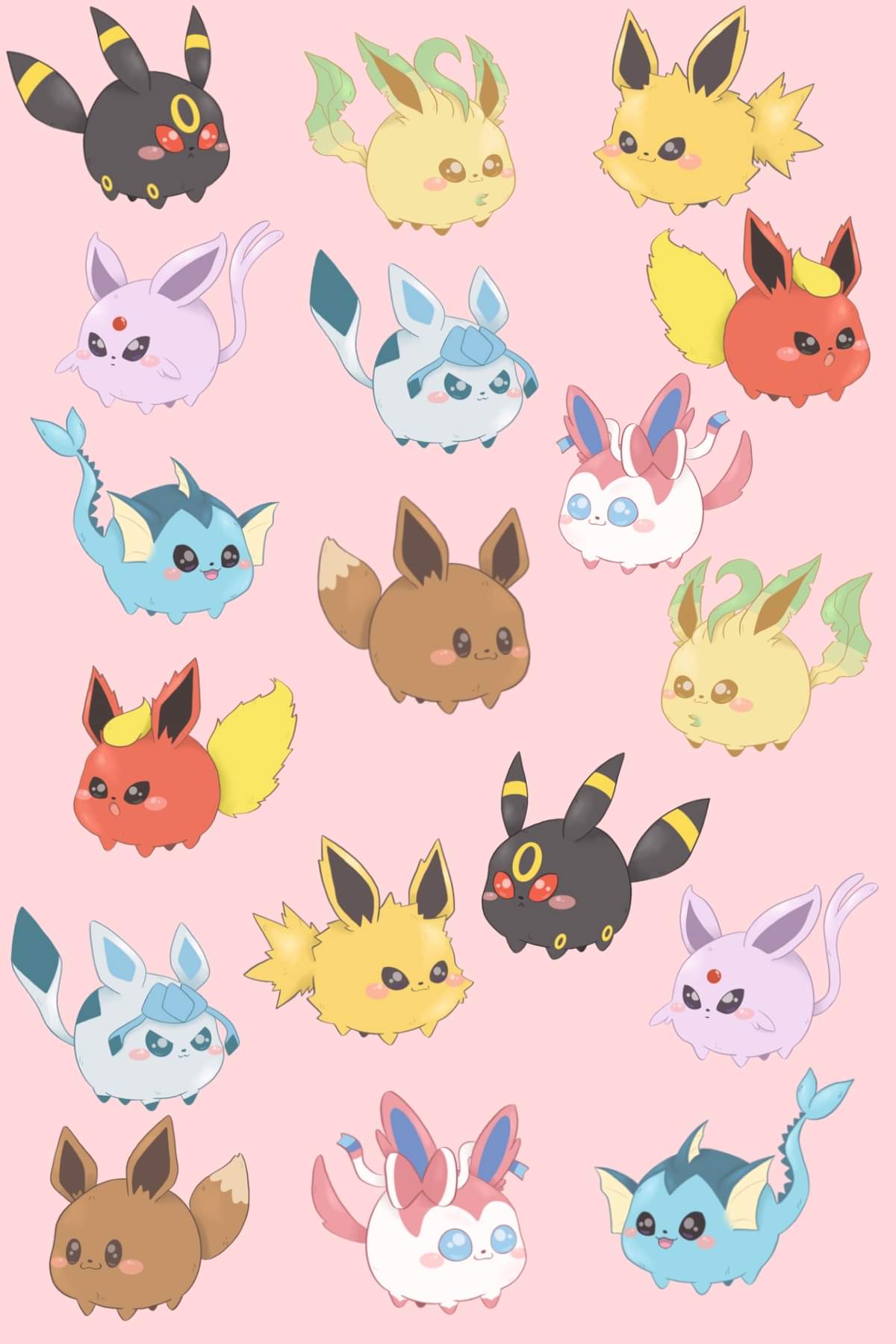 🔥 [50+] Eevee Evolutions Wallpapers | WallpaperSafari