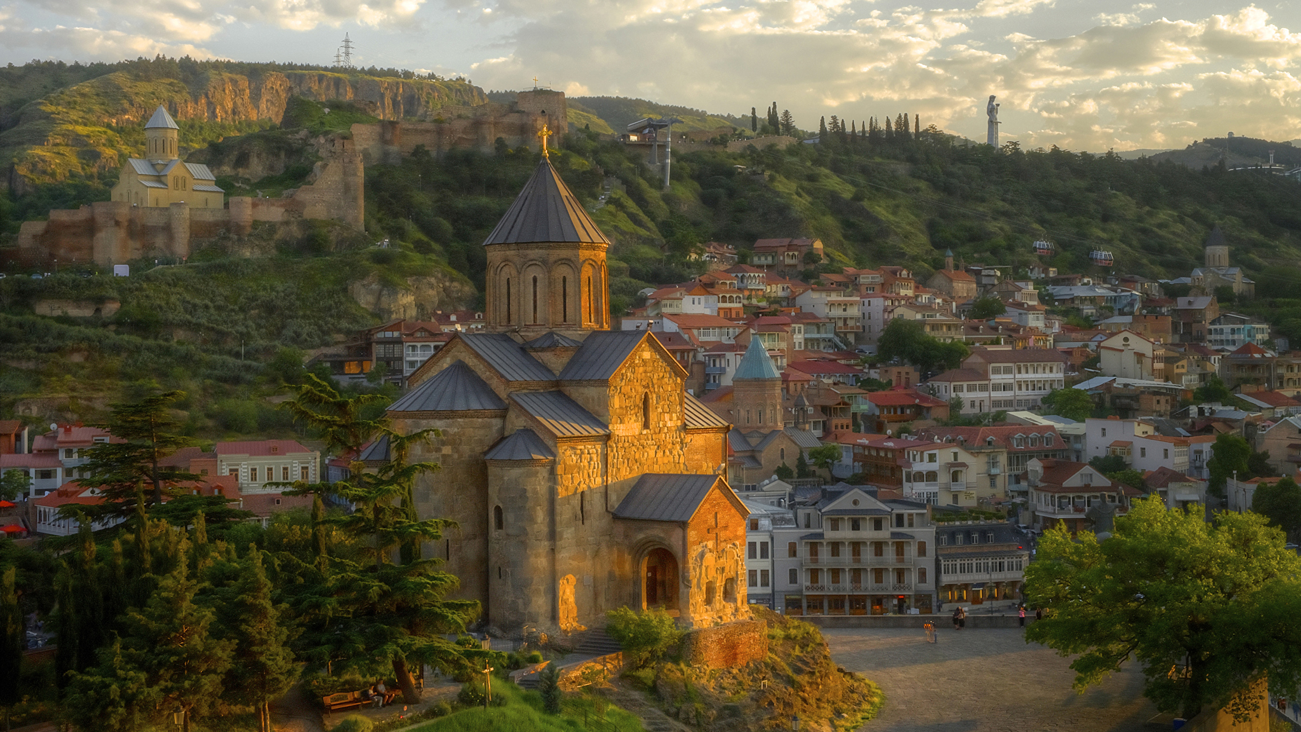 🔥 Free Download Image Church Georgia Tbilisi Temple Cities Houses by ...