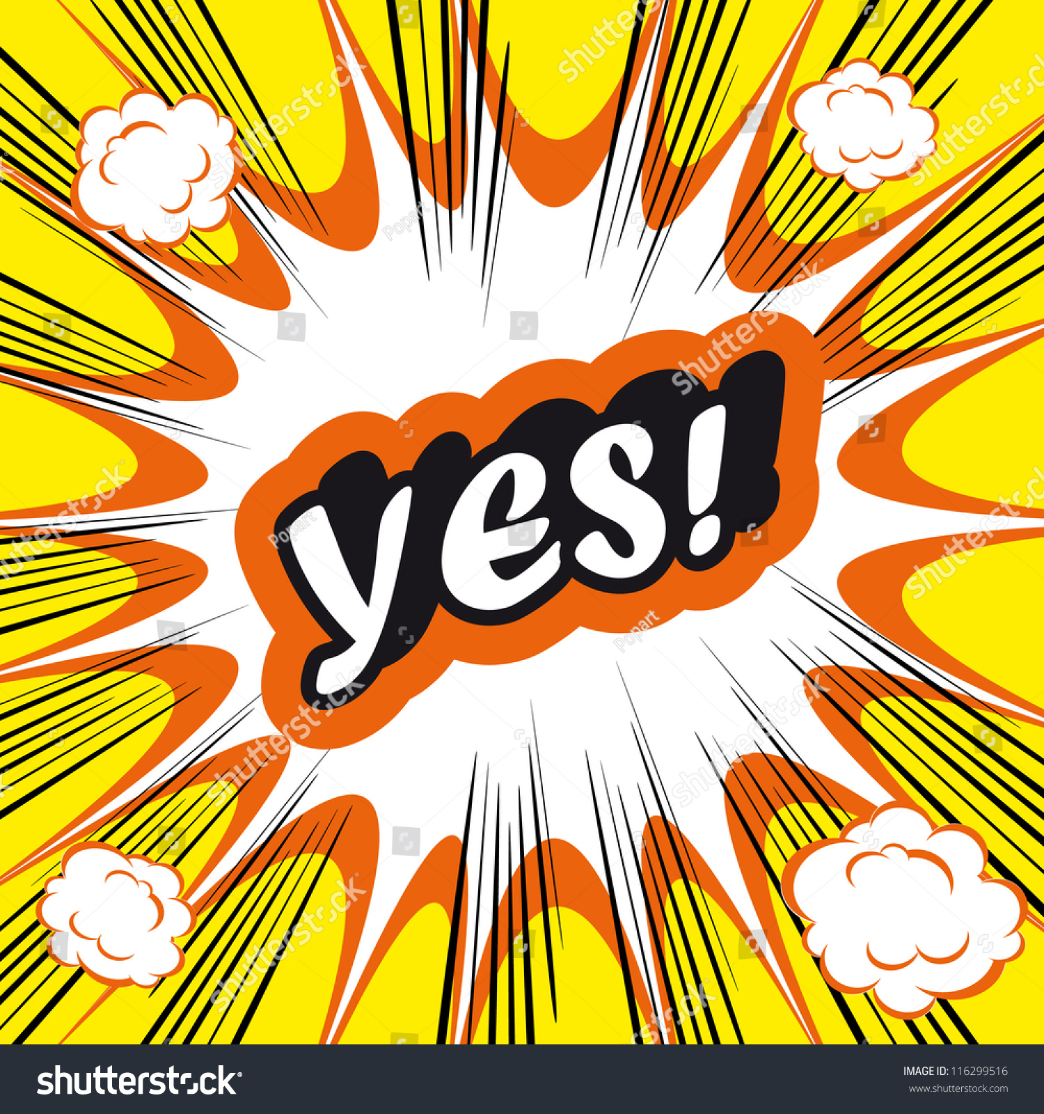 Free download Pop Art Background Office Stamp With The Word YES Stock ...