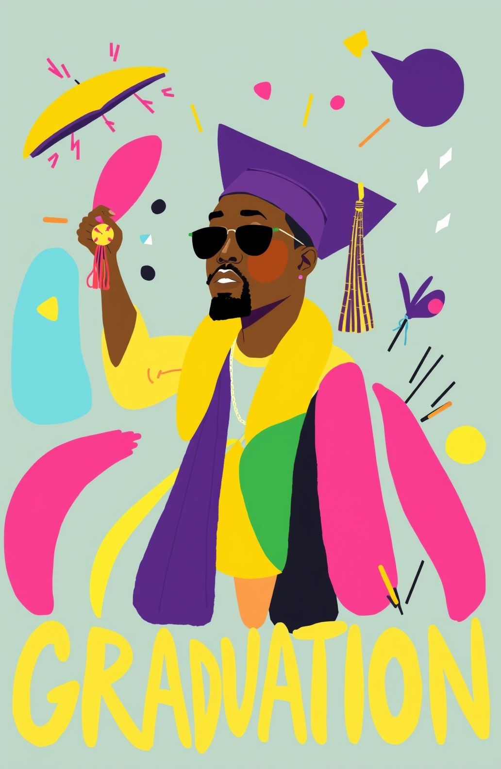 🔥 Free Download Kanye West Graduation Wallpaper by @adouglas ...