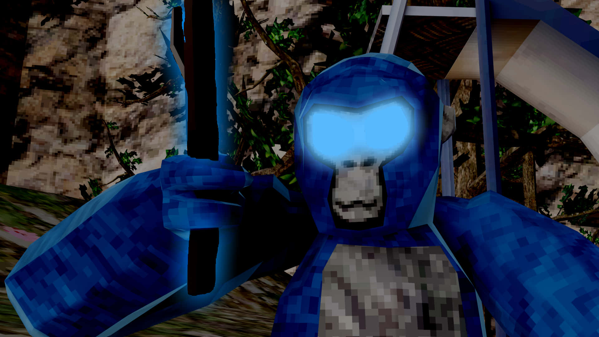 🔥 Free Download A Thrilling Gorilla Tag Game In Action Wallpaper by ...