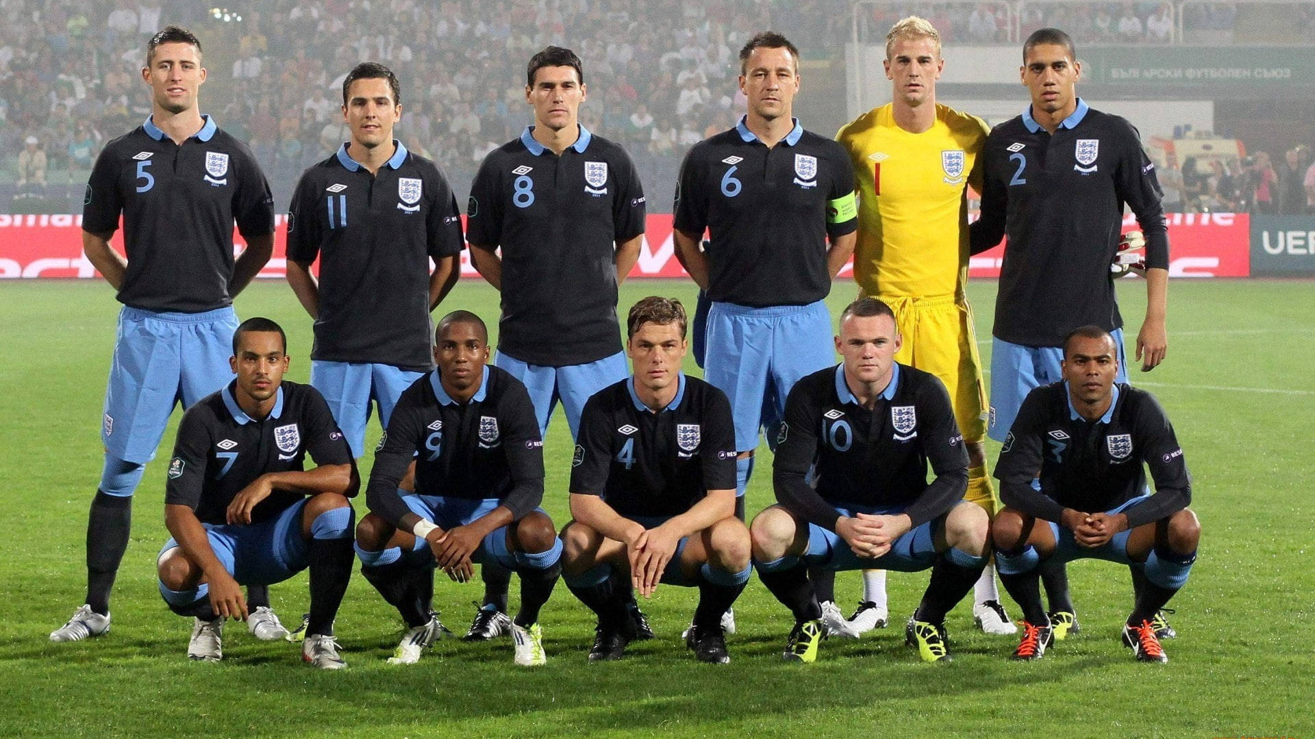 🔥 Free Download England Football Black Blue Team Photo Wallpaper by ...
