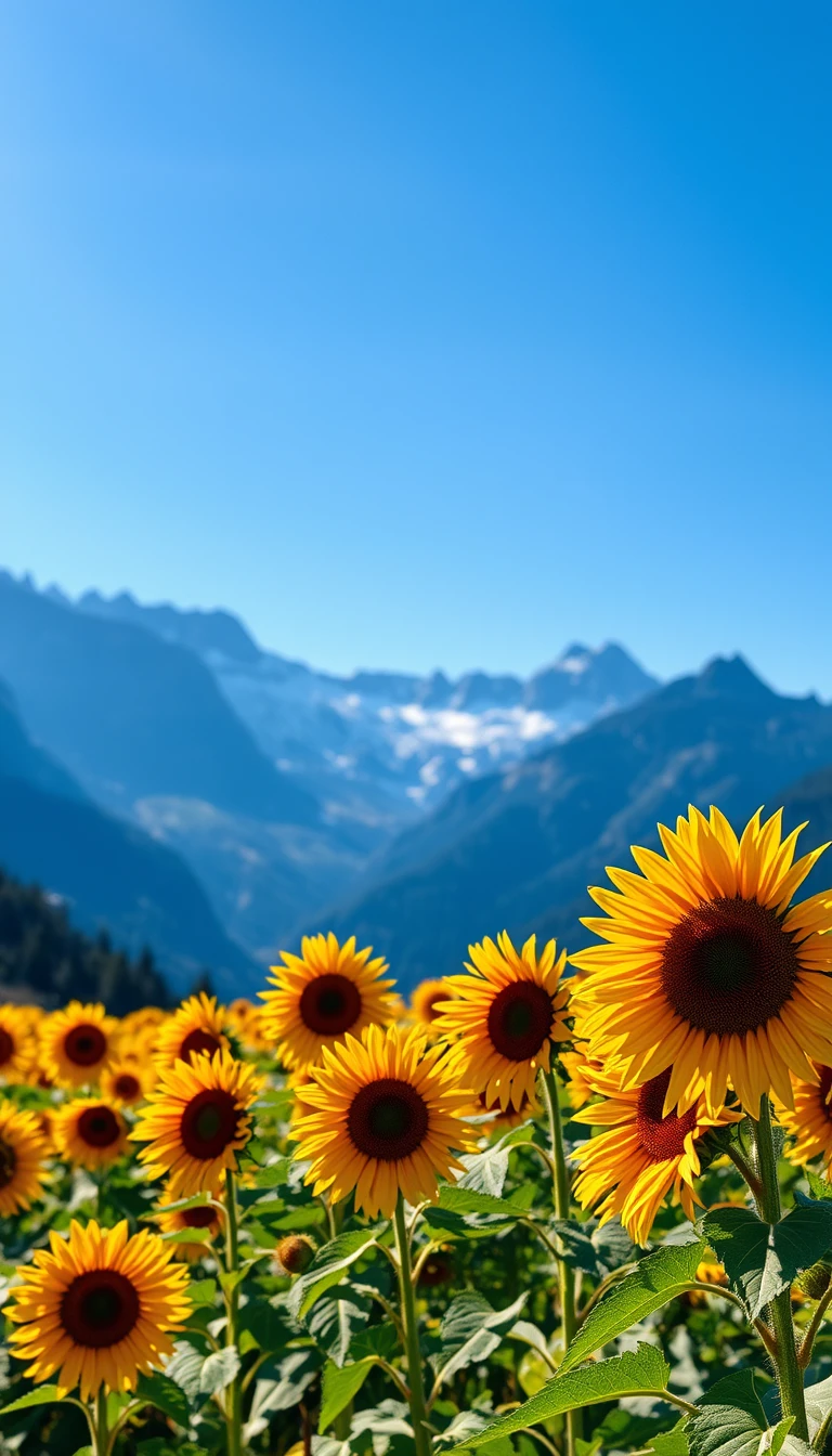 🔥 [10+] 4K Mountain Sunflower Wallpapers | WallpaperSafari
