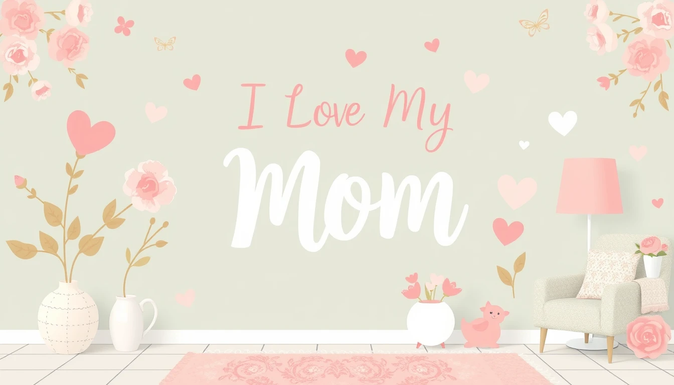 🔥 Free Download I Love My Mom Wallpaper by @aliciac | WallpaperSafari