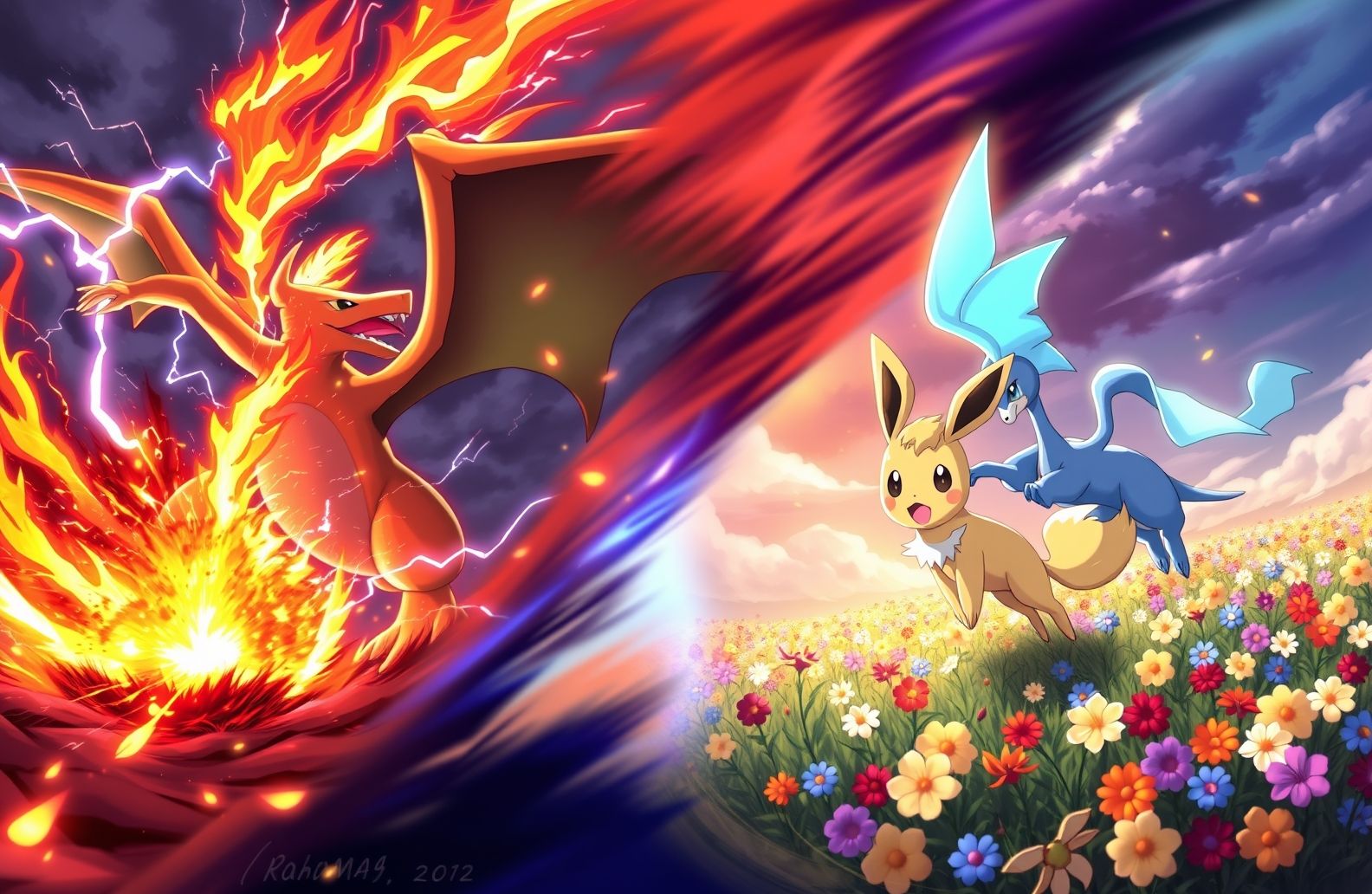 🔥 Free Download Pokemon Dual Screen Wallpaper by @nbaker40 ...