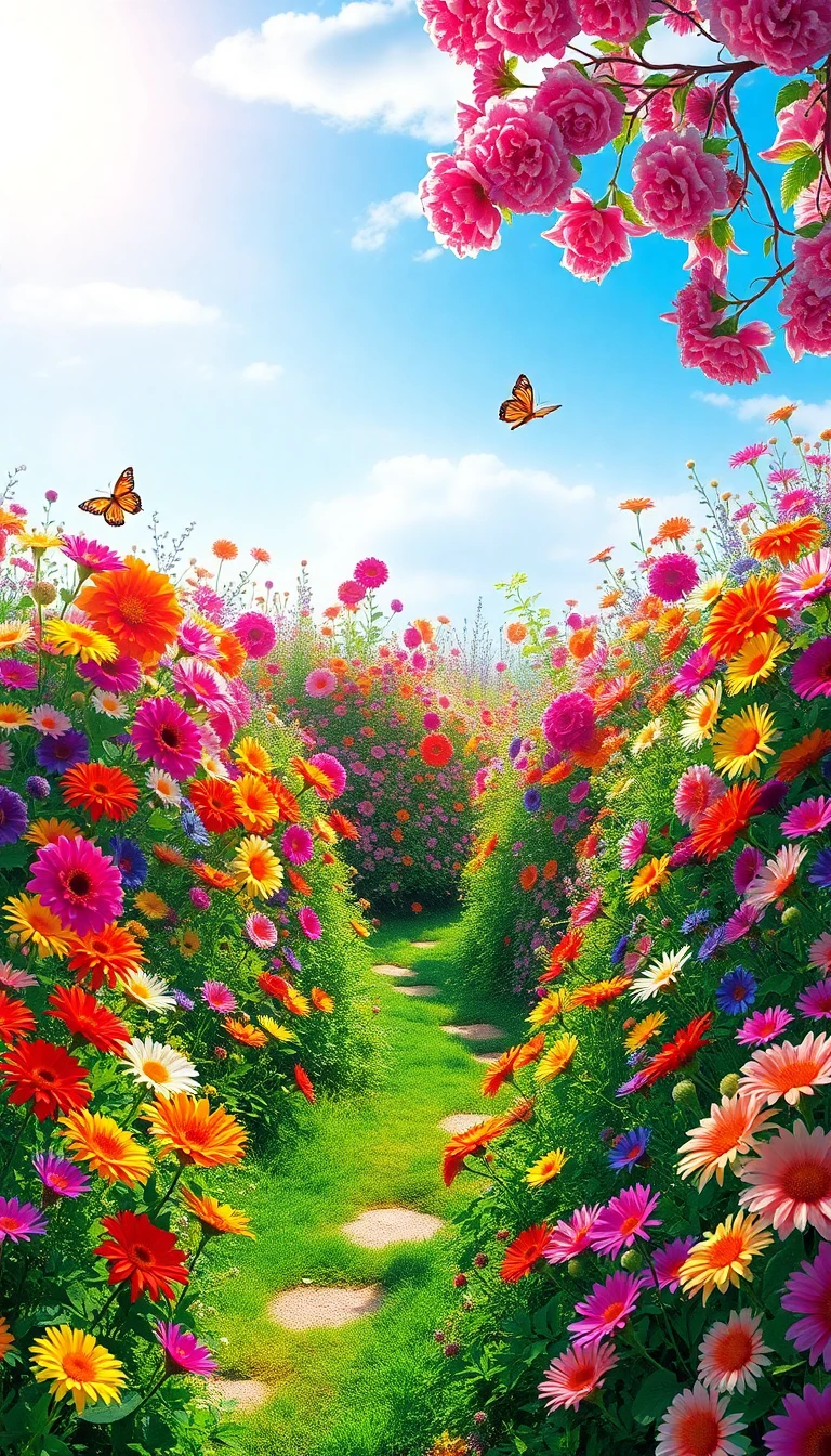 🔥 Free Download Flower Garden Wallpaper For Computer by @lorij ...