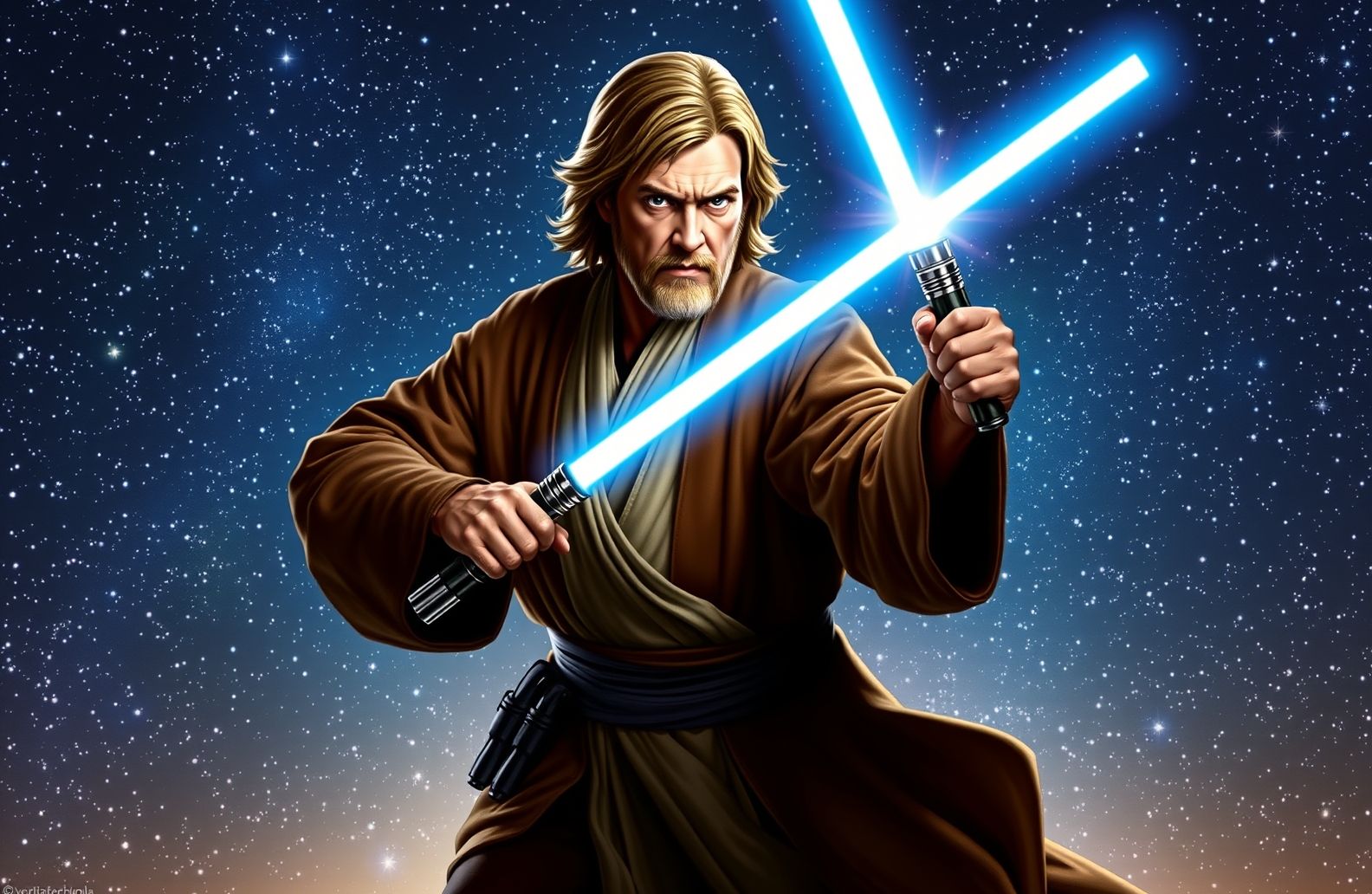 🔥 Free Download Obi Wan And Anakin Kenobi Skywalker Wallpaper by ...