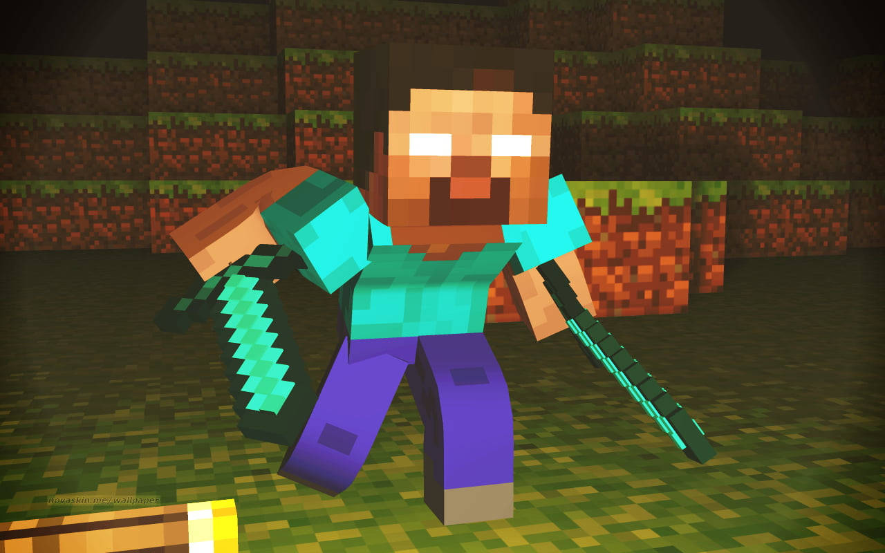 🔥 [60+] Minecraft Steve Wallpapers | WallpaperSafari